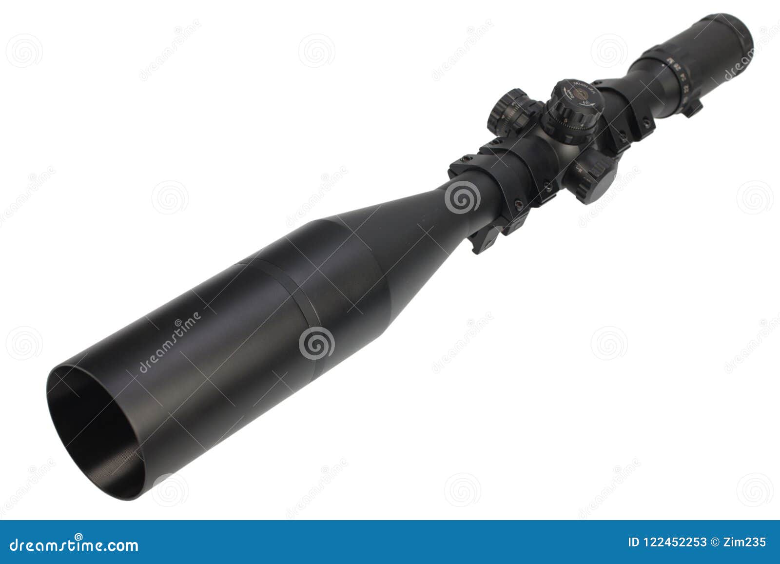Sniper scope stock image. Image of background, hunting - 122452253