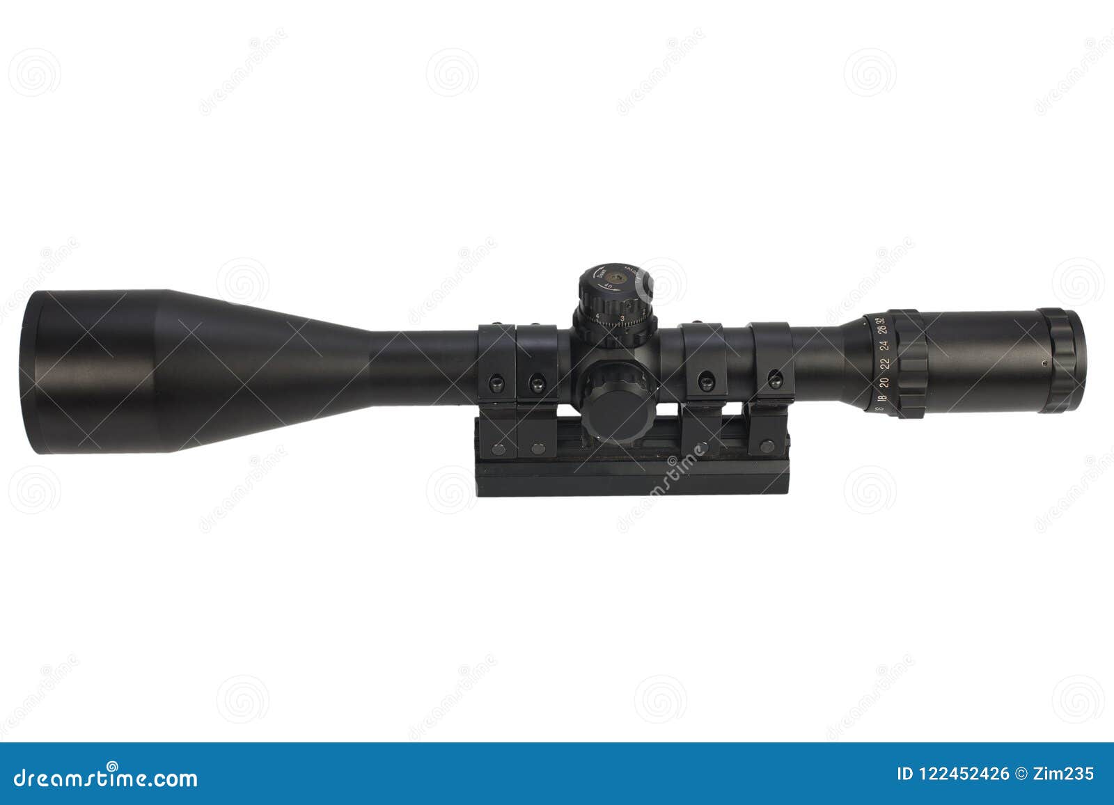 Telescopic sight stock photo. Image of telesight, magnification - 122452426