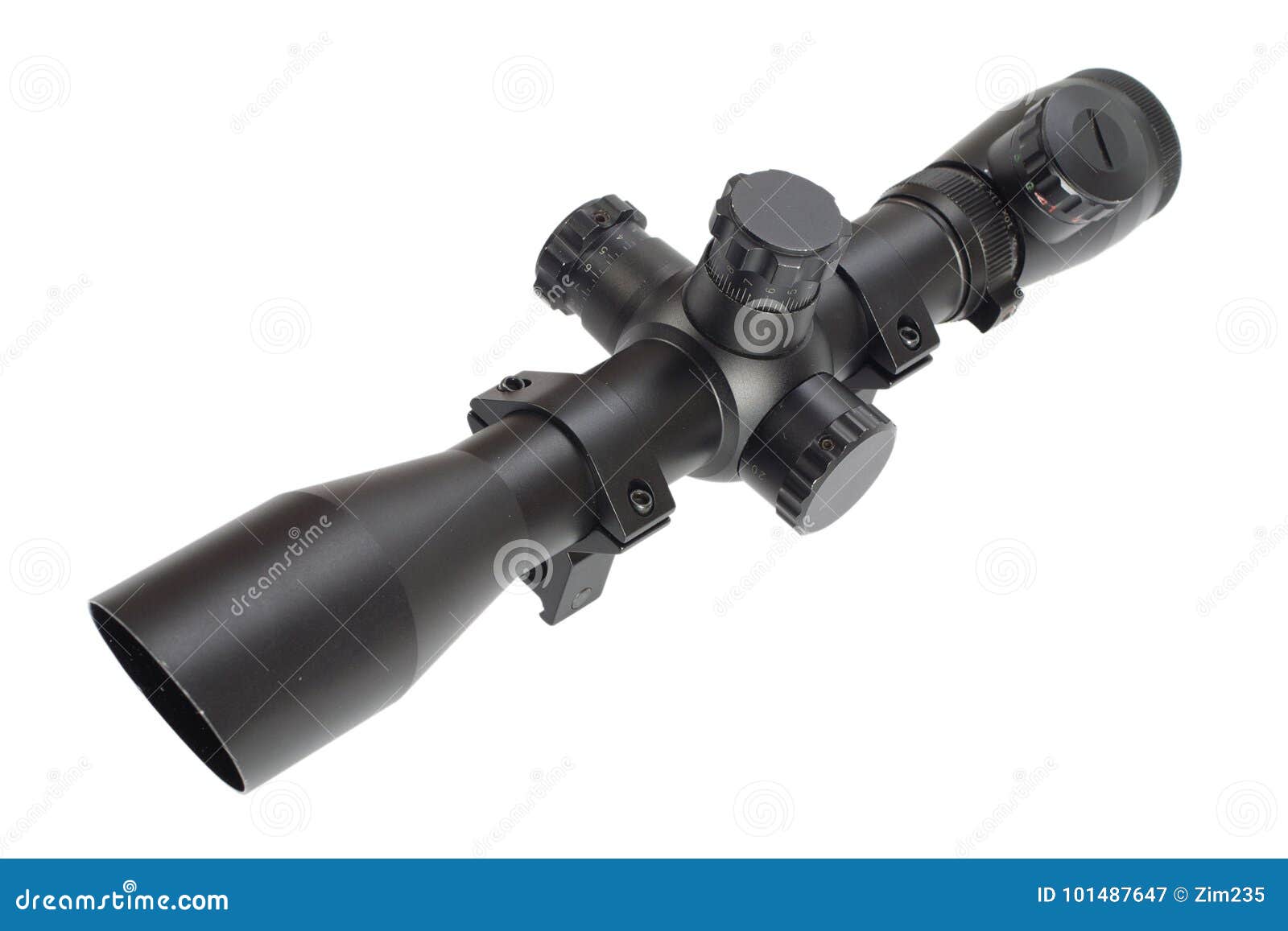 Sniper scope stock image. Image of magnification, glass - 101487647