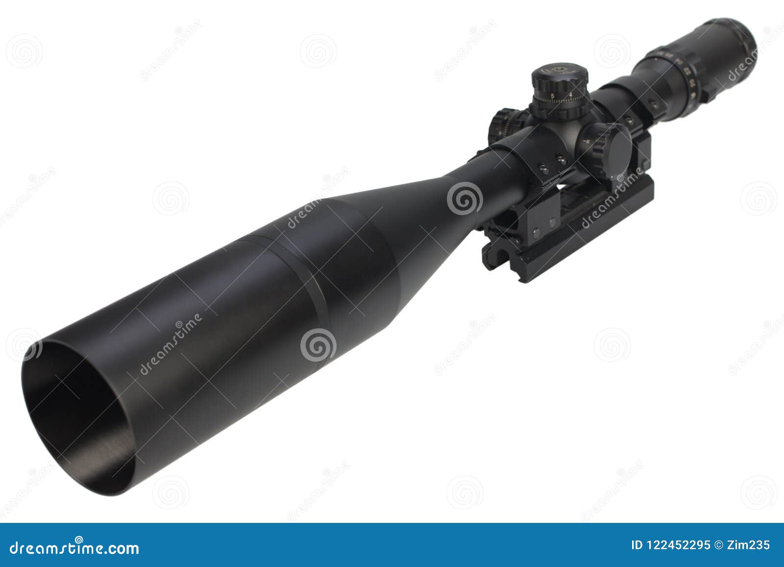 Sniper scope stock image. Image of metal, black, shells - 122452295
