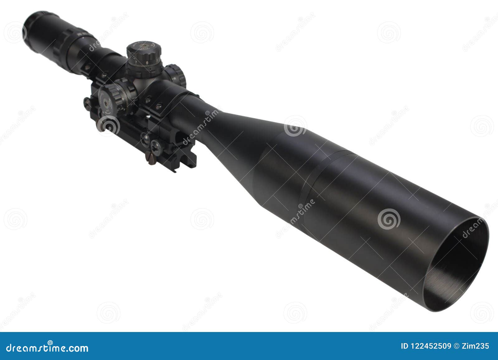 Sniper scope stock image. Image of scope, range, hunter - 122452509