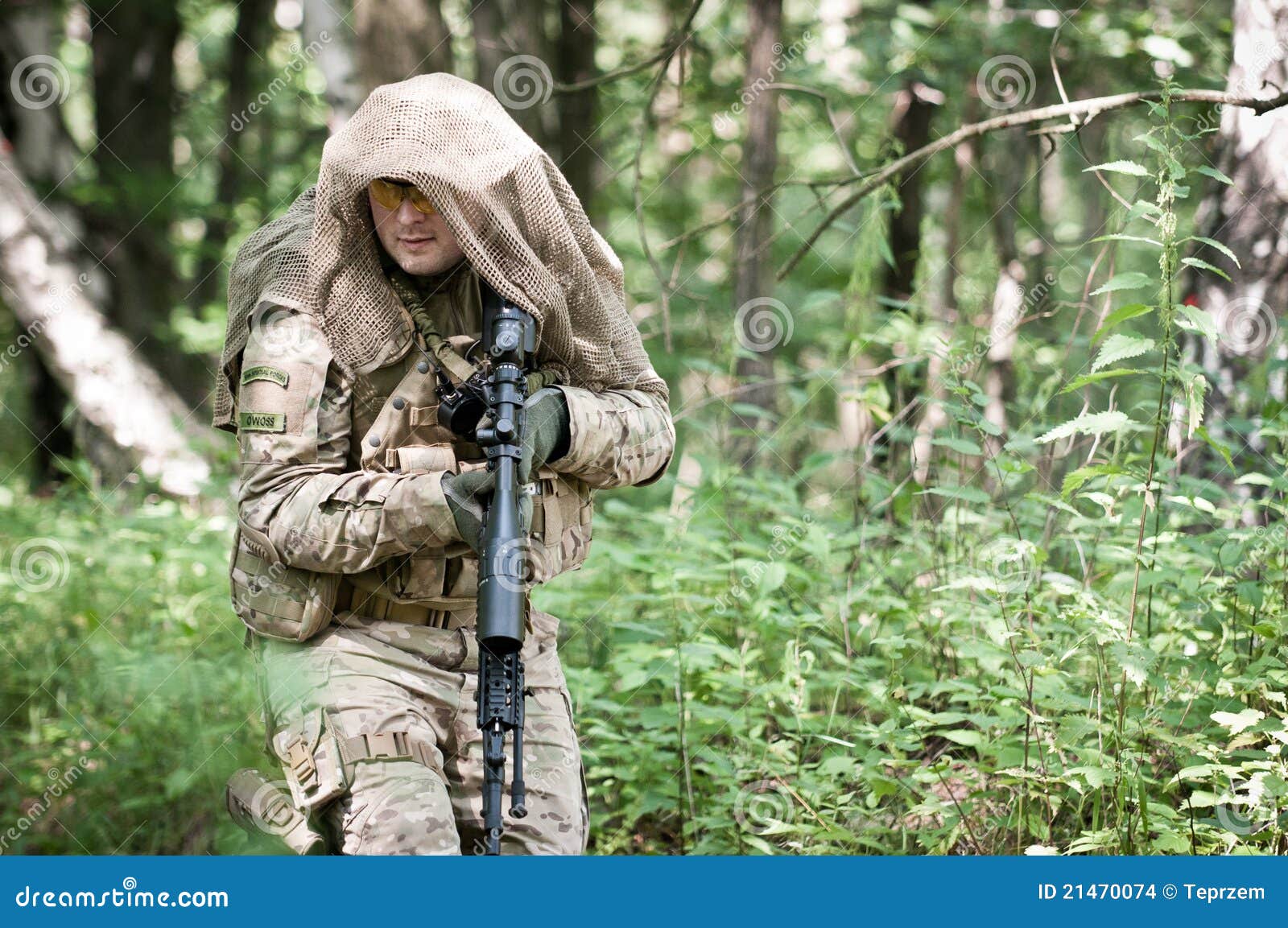 Sniper seeking his hideout stock photo. Image of iraq - 21470074