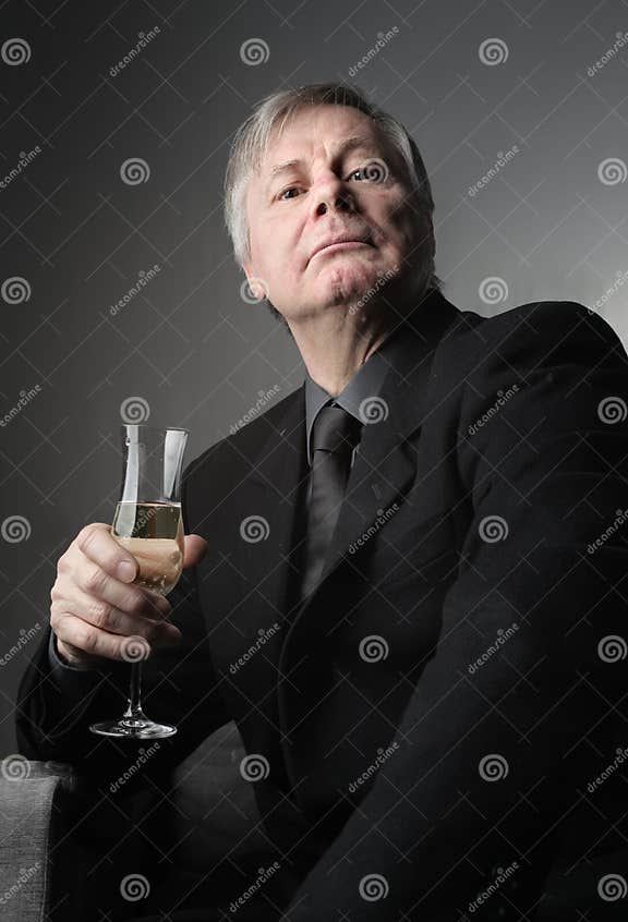 Snob stock image. Image of expression, body, elder, glass - 8431027