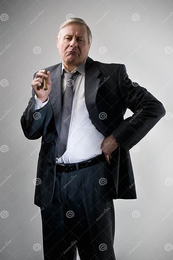 Snob businessman stock photo. Image of caucasian, business - 18012122
