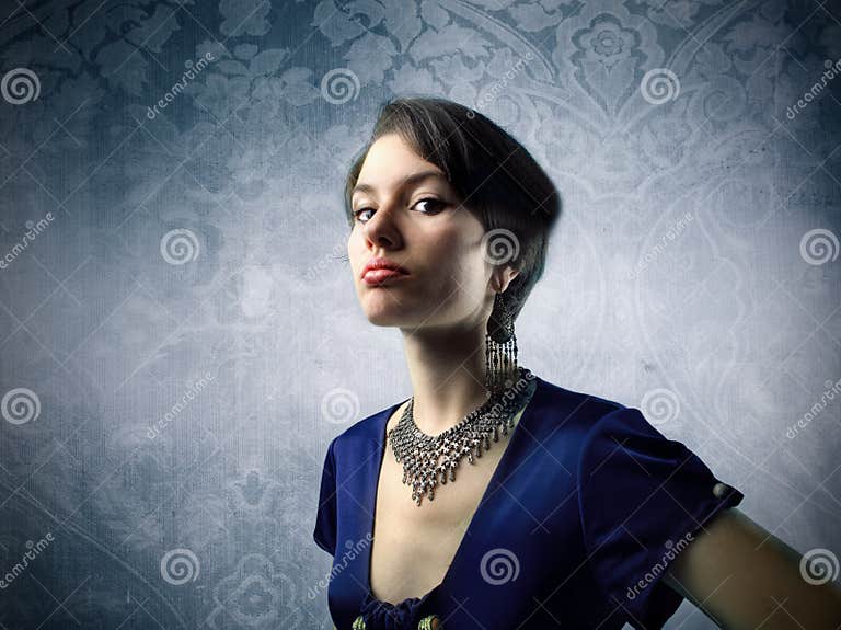 Snobbish stock image. Image of woman, aristocratic, caucasian - 14640435