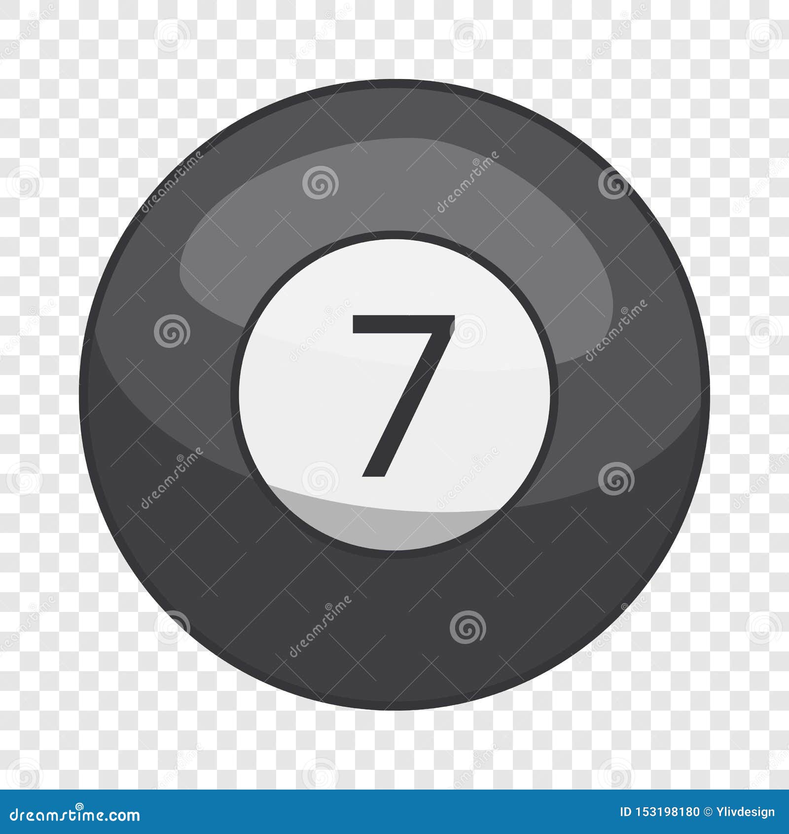 Snooker Ball Icon, Cartoon Style Stock Vector - Illustration of ball ...