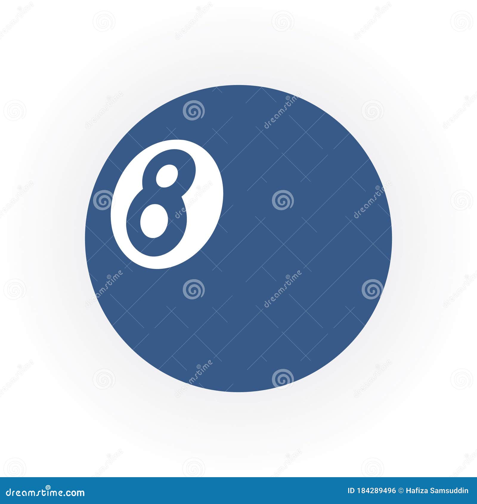 Snooker Ball. Vector Illustration Decorative Background Design Stock ...