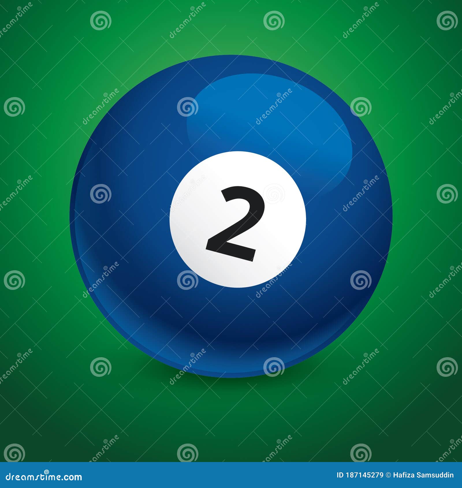 Snooker Ball. Vector Illustration Decorative Design Stock Vector ...