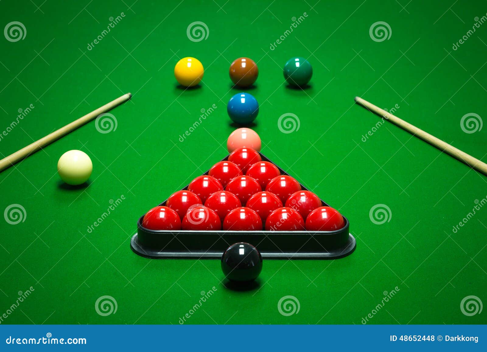 Snooker balls set stock photo. Image of game, color, brown - 48652448