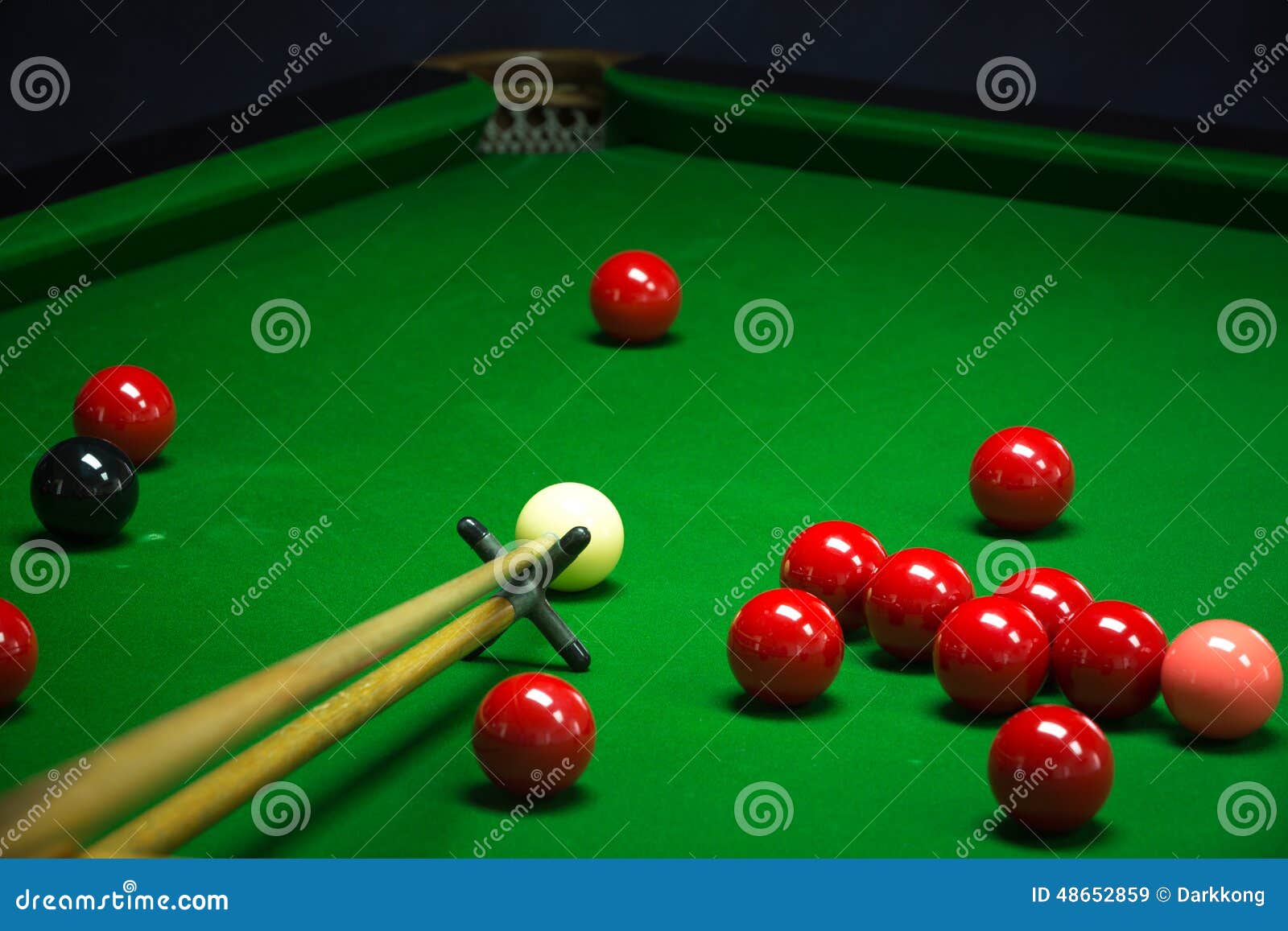 Red Snooker Balls In Triangle Stock Photo | CartoonDealer.com #108171426