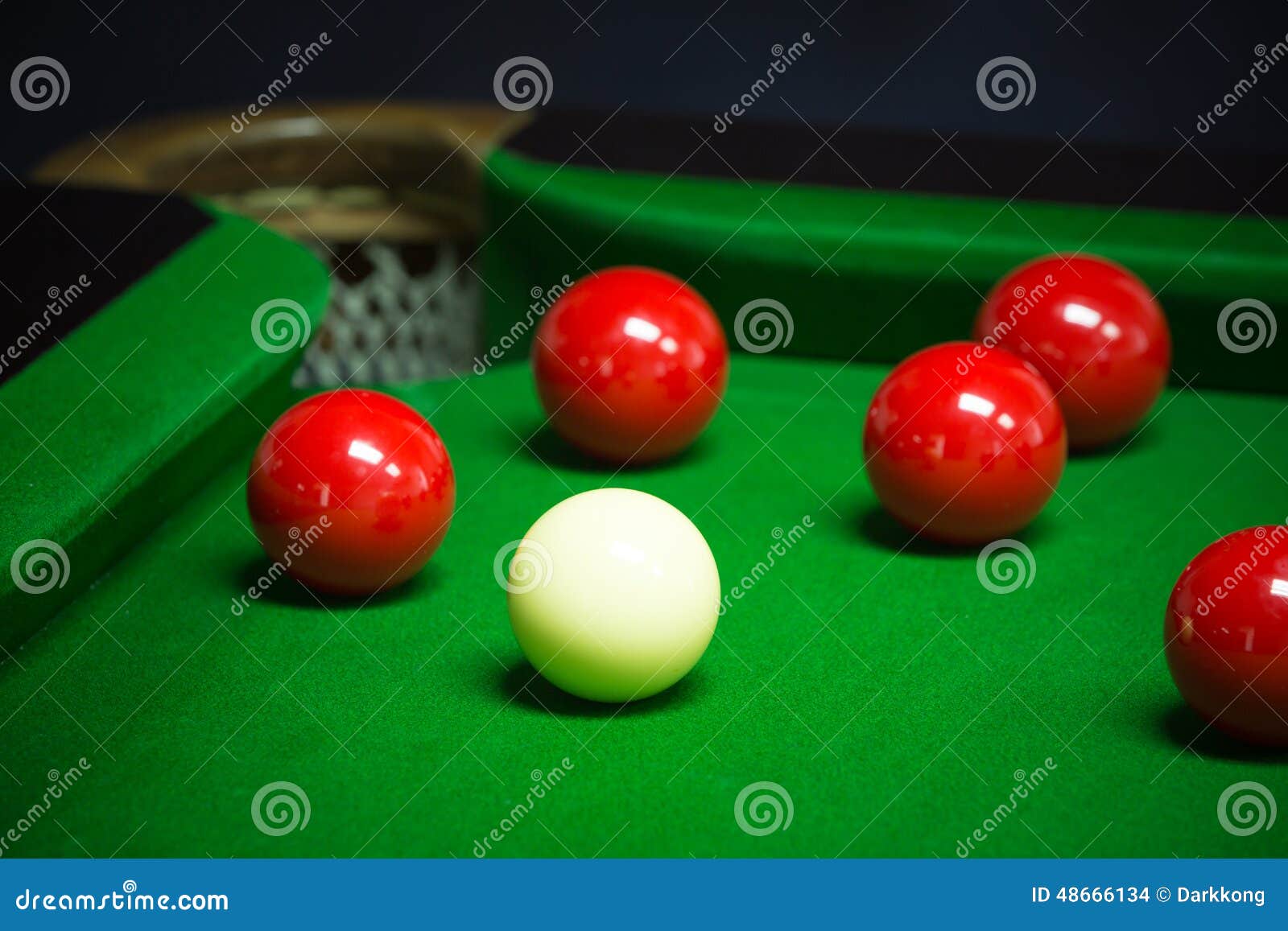 Red Snooker Balls In Triangle Stock Photo | CartoonDealer.com #108171426
