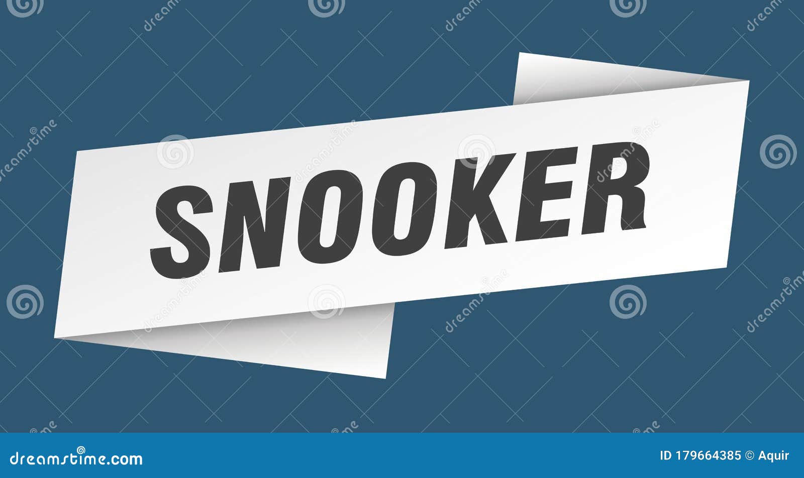 Snooker Banner Template. Snooker Ribbon Label Stock Vector ...