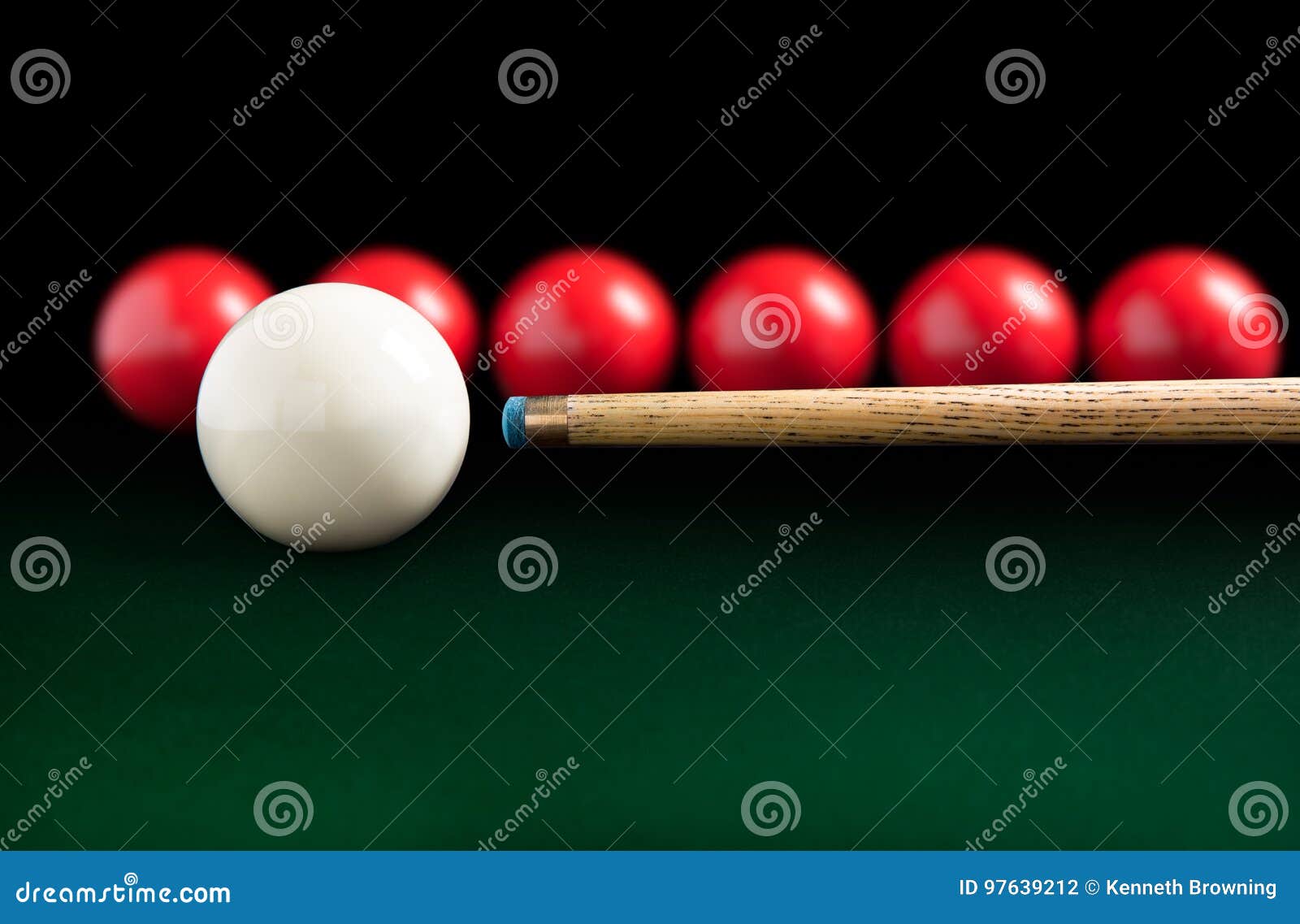 Snooker stock photo. Image of chalk, game, shoot, stick - 97639212