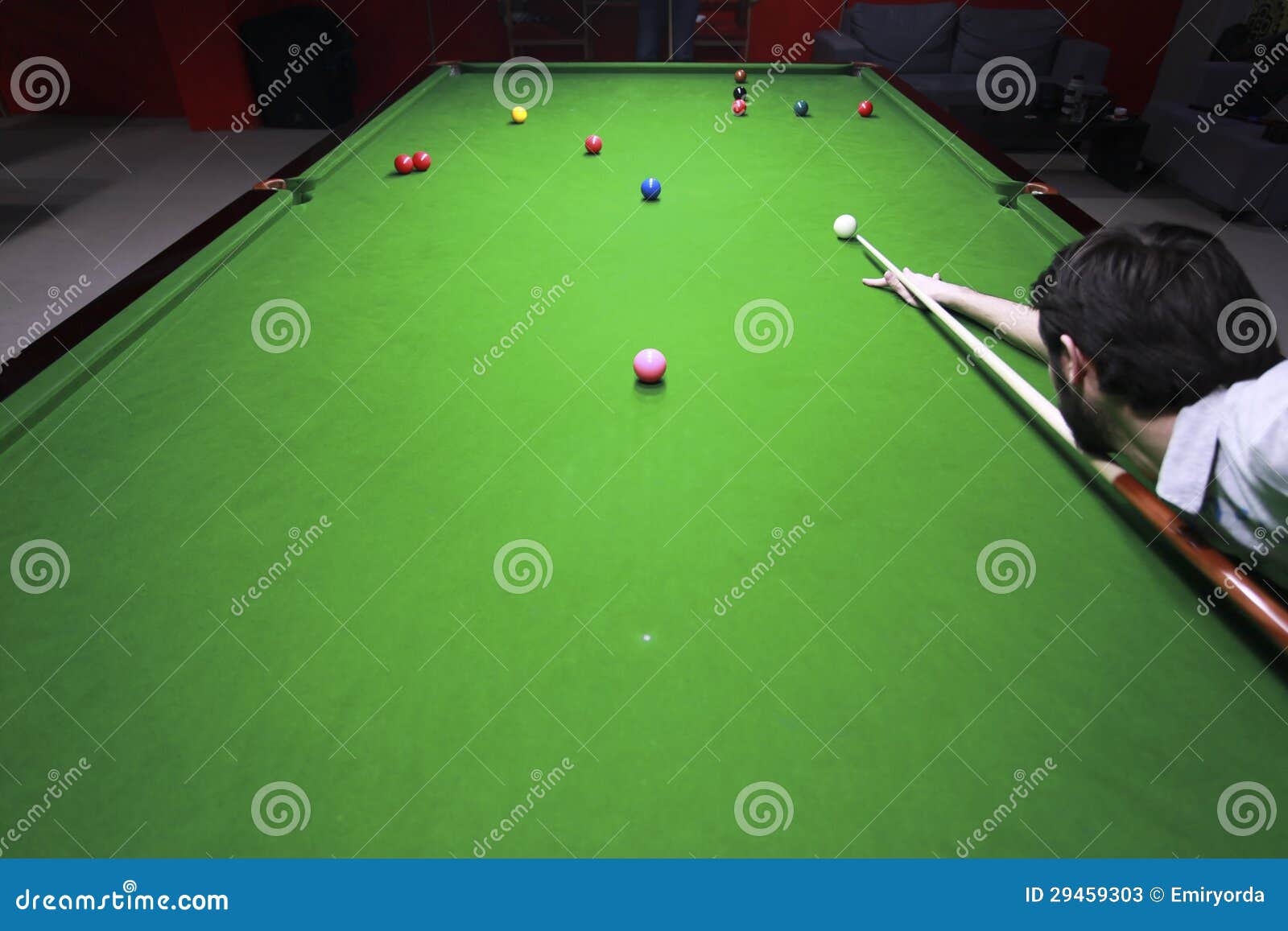Snooker player stock image. Image of colored, beginnings - 29459303