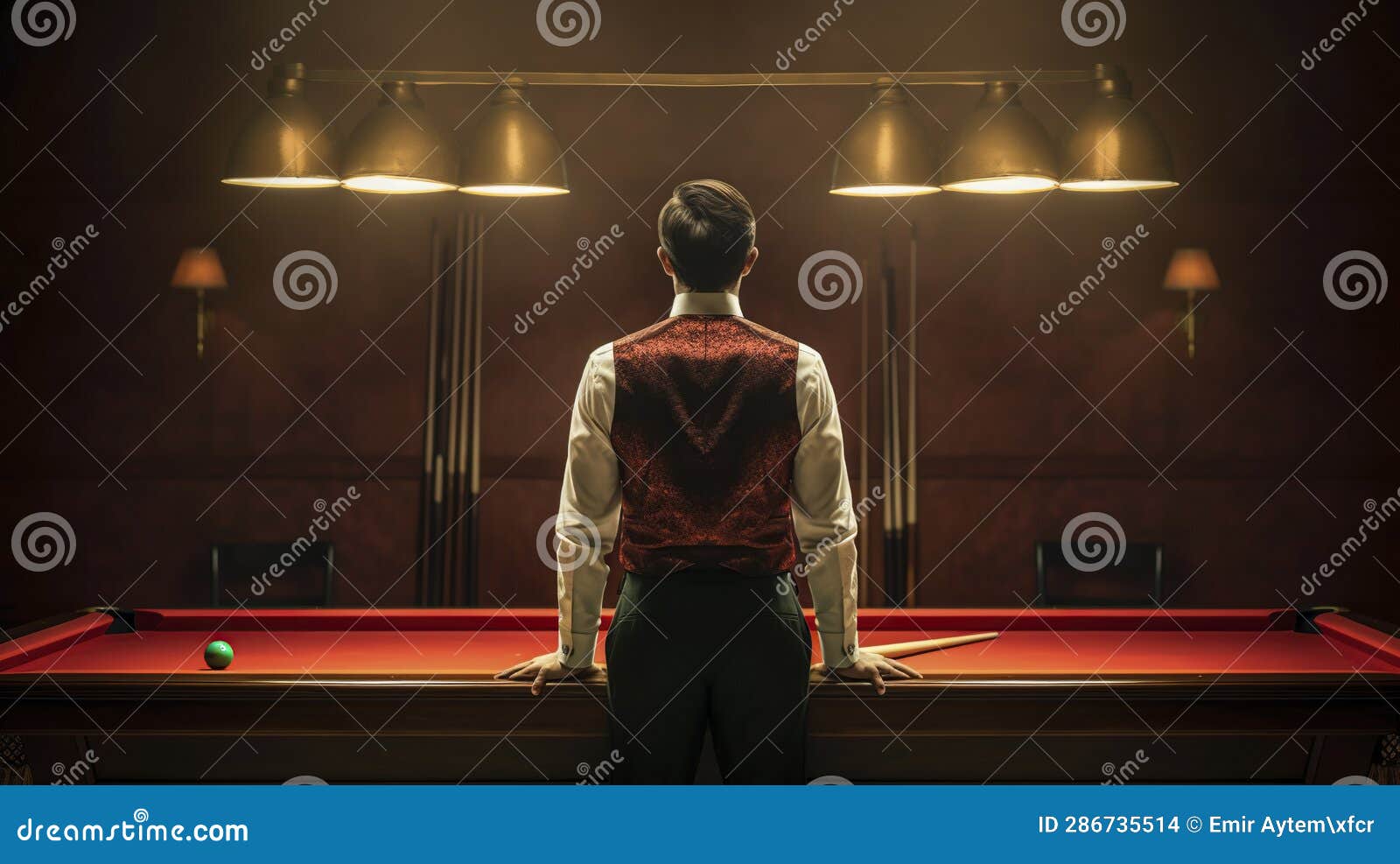 Snooker Player Male Vector. Animated Character Creation Set. Billiard ...