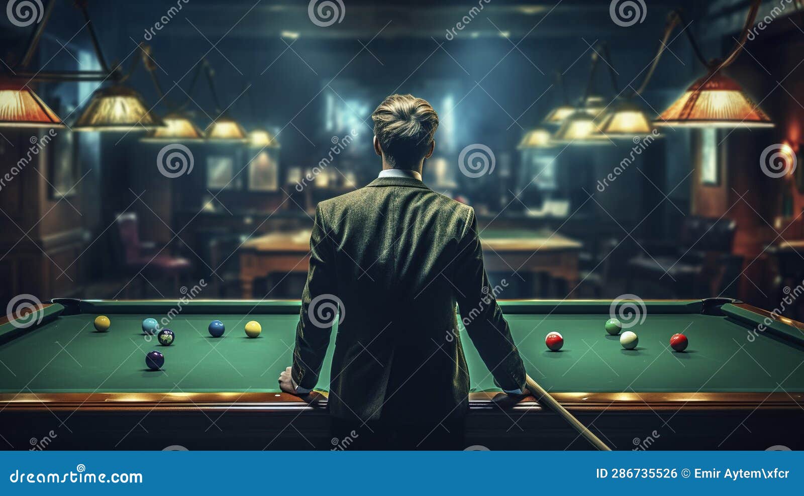 Snooker Player 11 stock illustration. Illustration of activity - 286735526