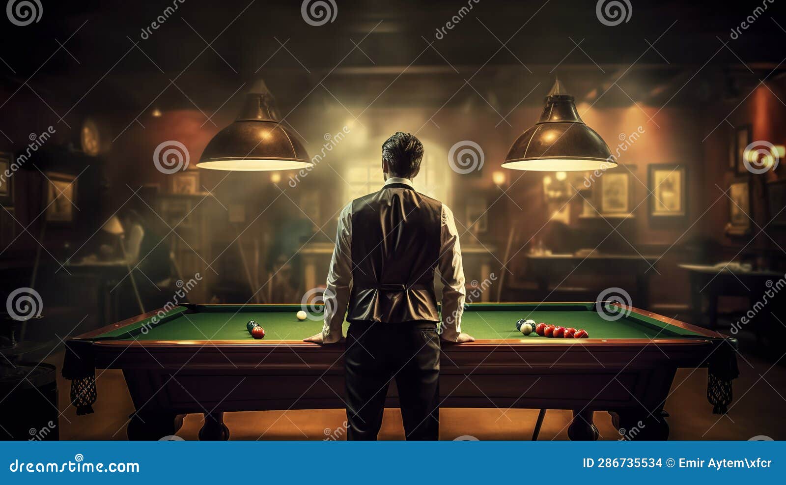 Snooker Player Male Vector. Animated Character Creation Set. Billiard ...