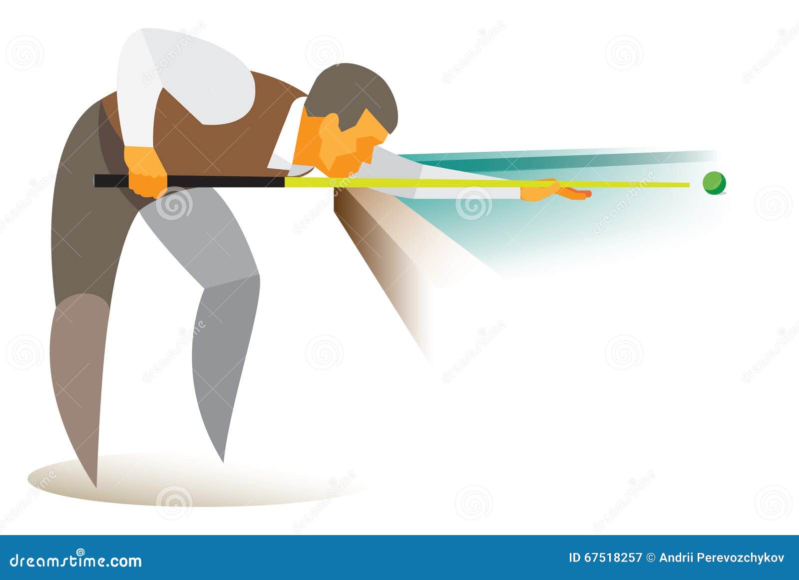 Snooker Player Male Vector. Animated Character Creation Set. Billiard ...