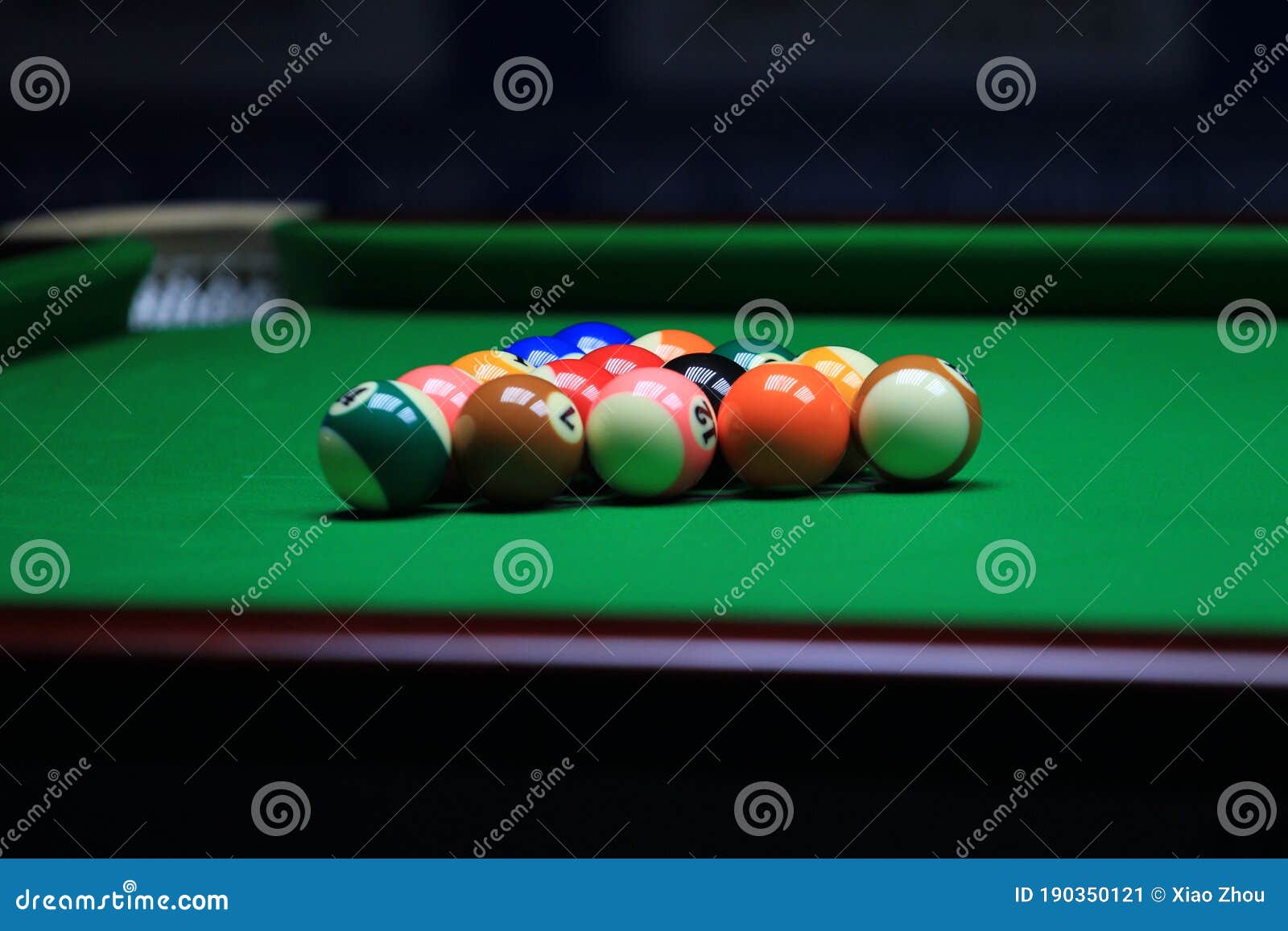 Snooker pool stock image. Image of table, play, leisure - 190350121