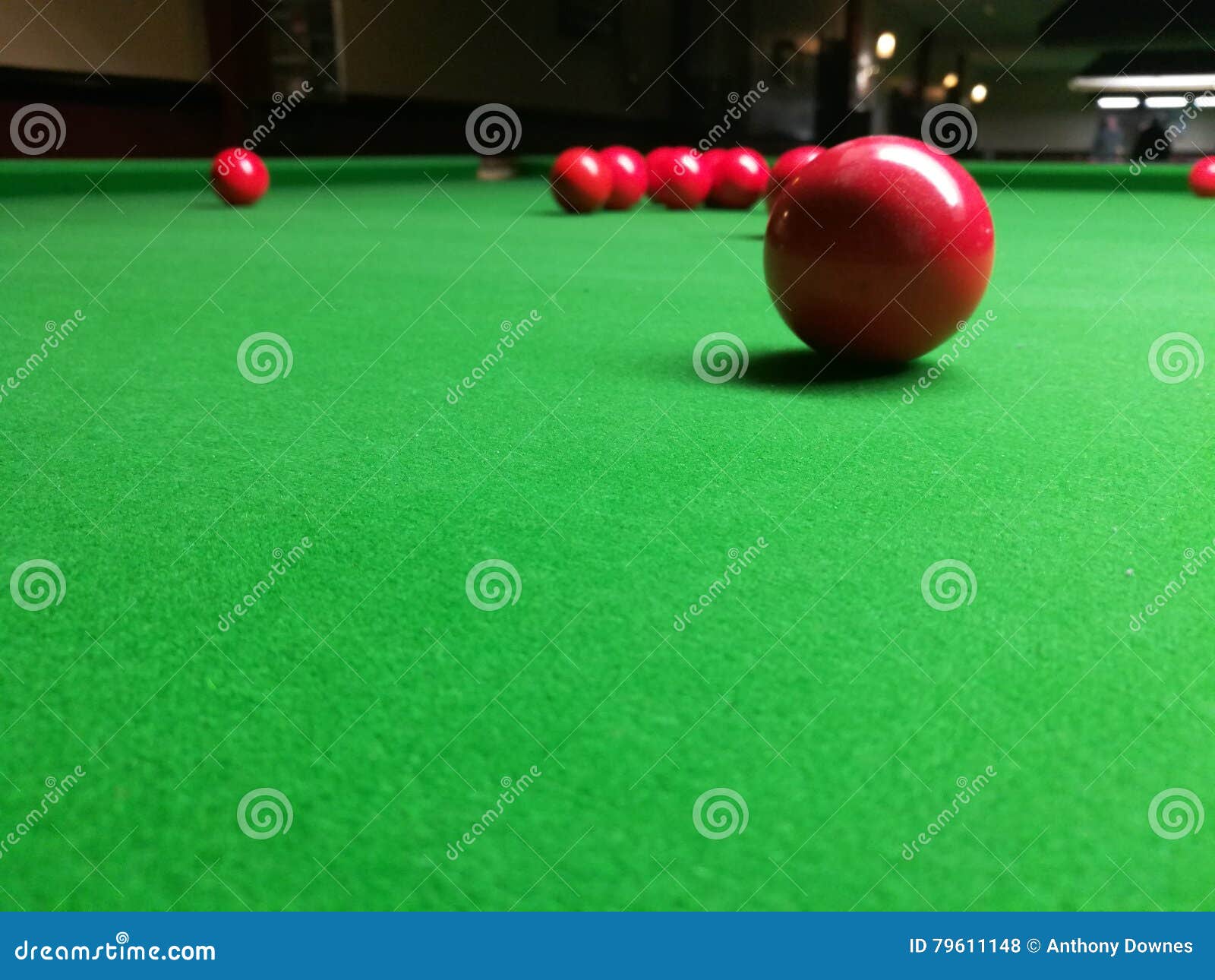 Snooker stock photo. Image of lights, snooker, blurred - 79611148