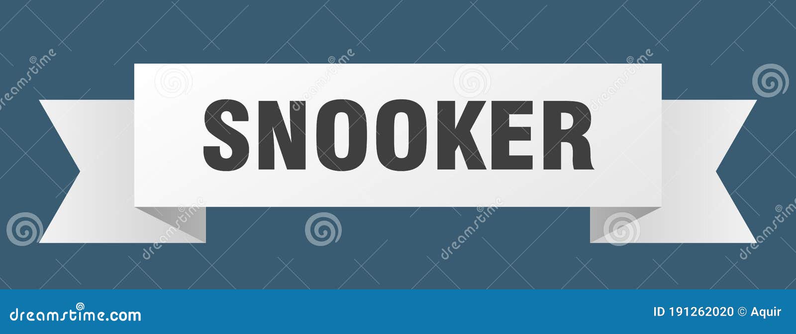 Snooker ribbon. stock vector. Illustration of white - 191262020