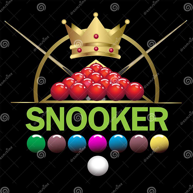 Snooker sport design, stock vector. Illustration of black - 322425459