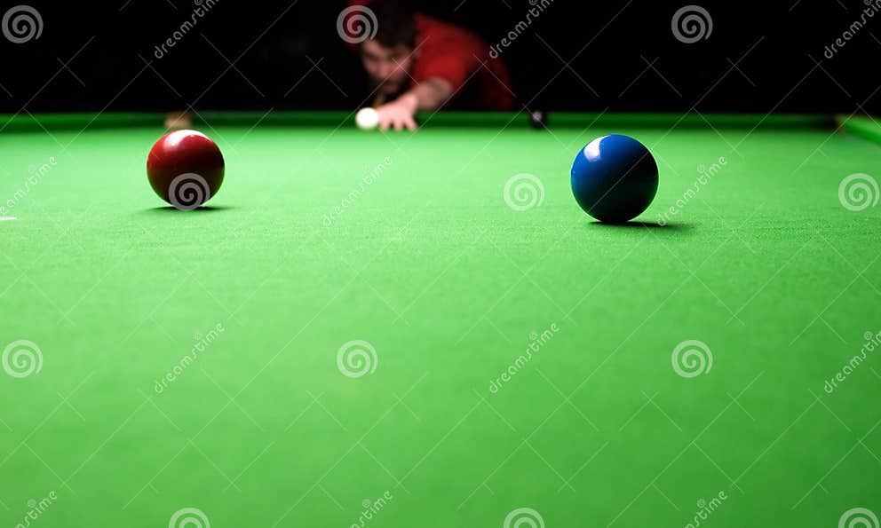 Snooker table stock image. Image of snooker, game, colours - 12623805