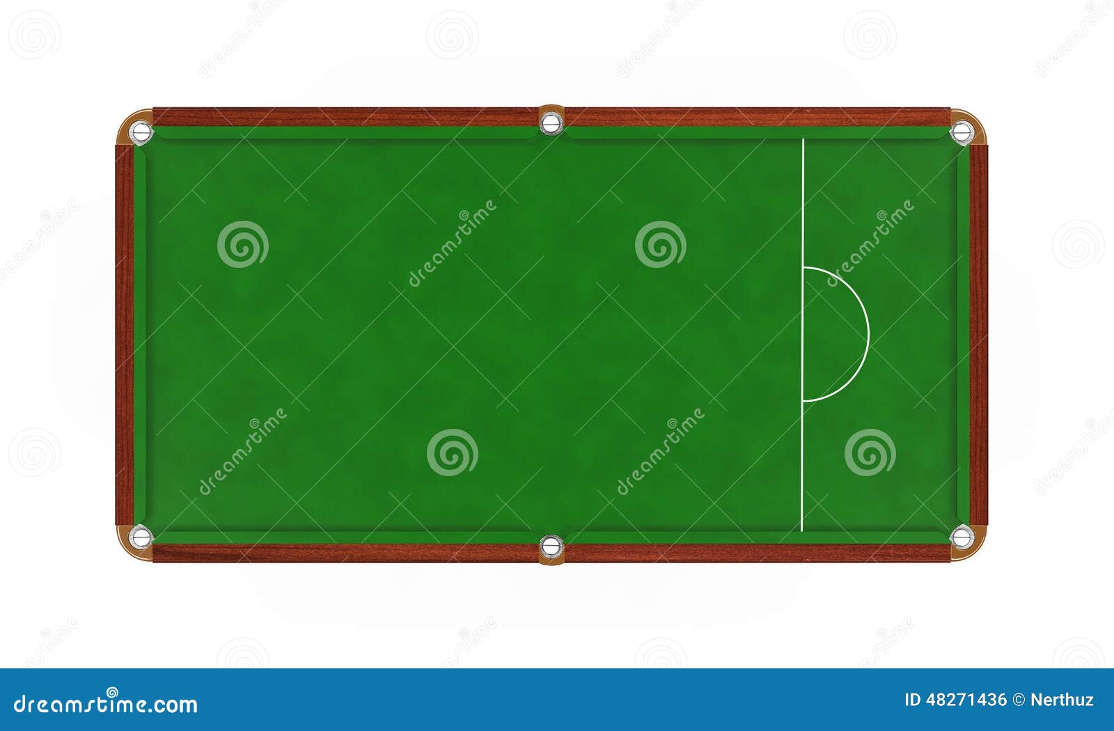 Snooker Table Isolated stock illustration. Illustration of round - 48271436