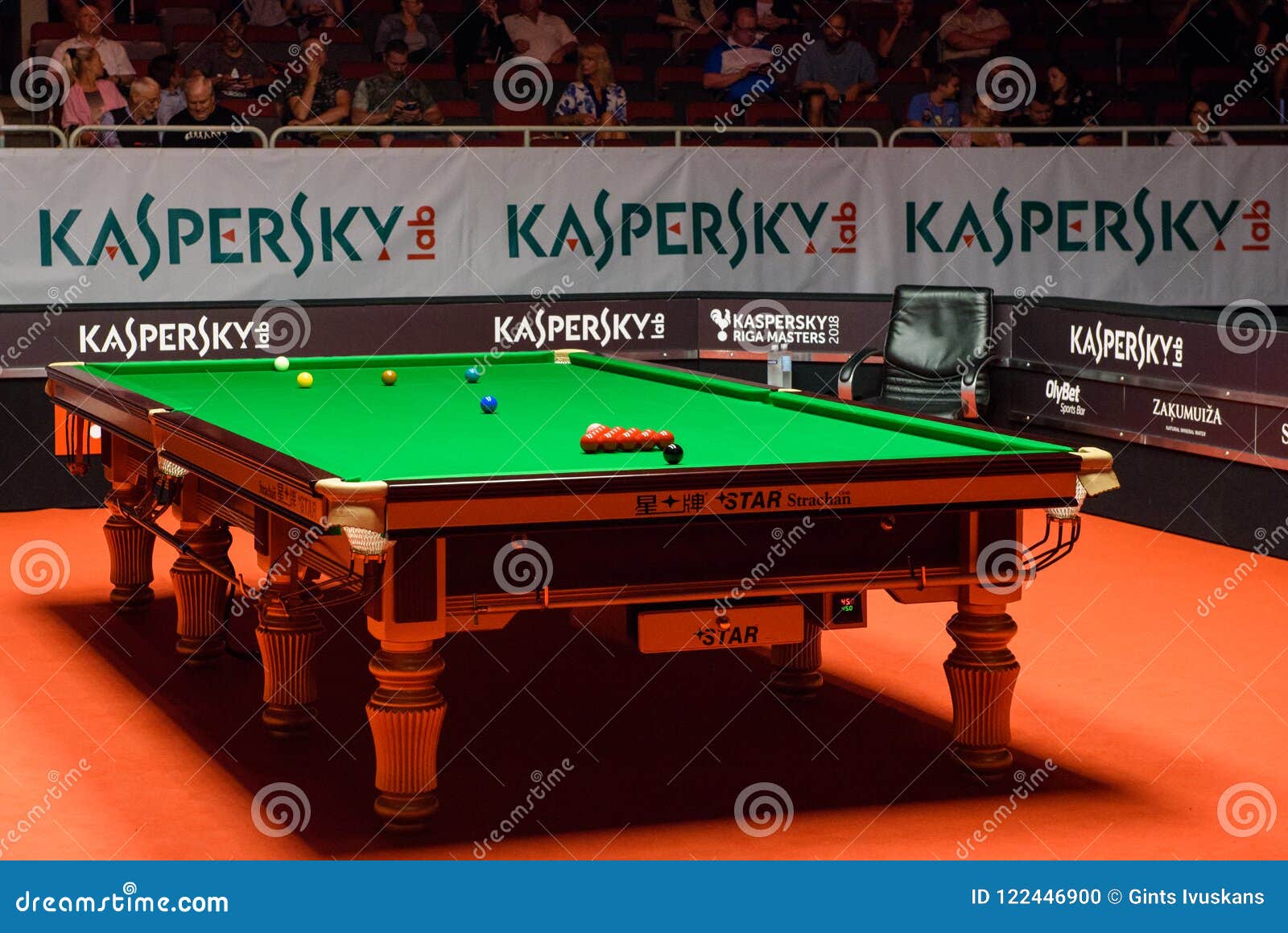 Snooker Table, during Kaspersky Riga Masters Lab Snooker Final ...