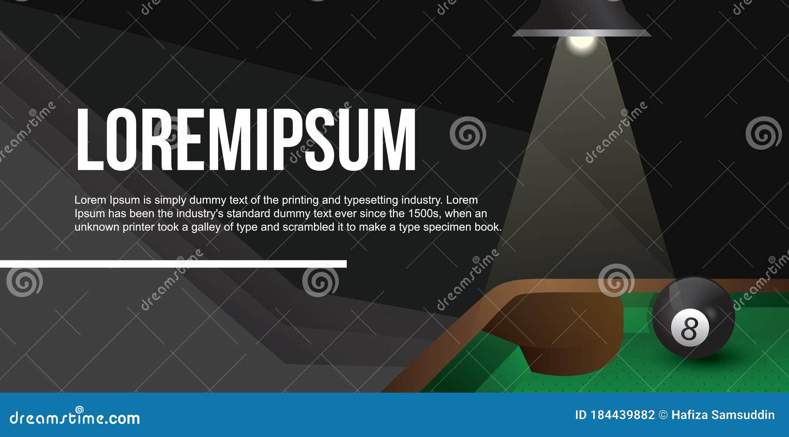 A Snooker Wallpaper Illustration. Stock Illustration - Illustration of ...