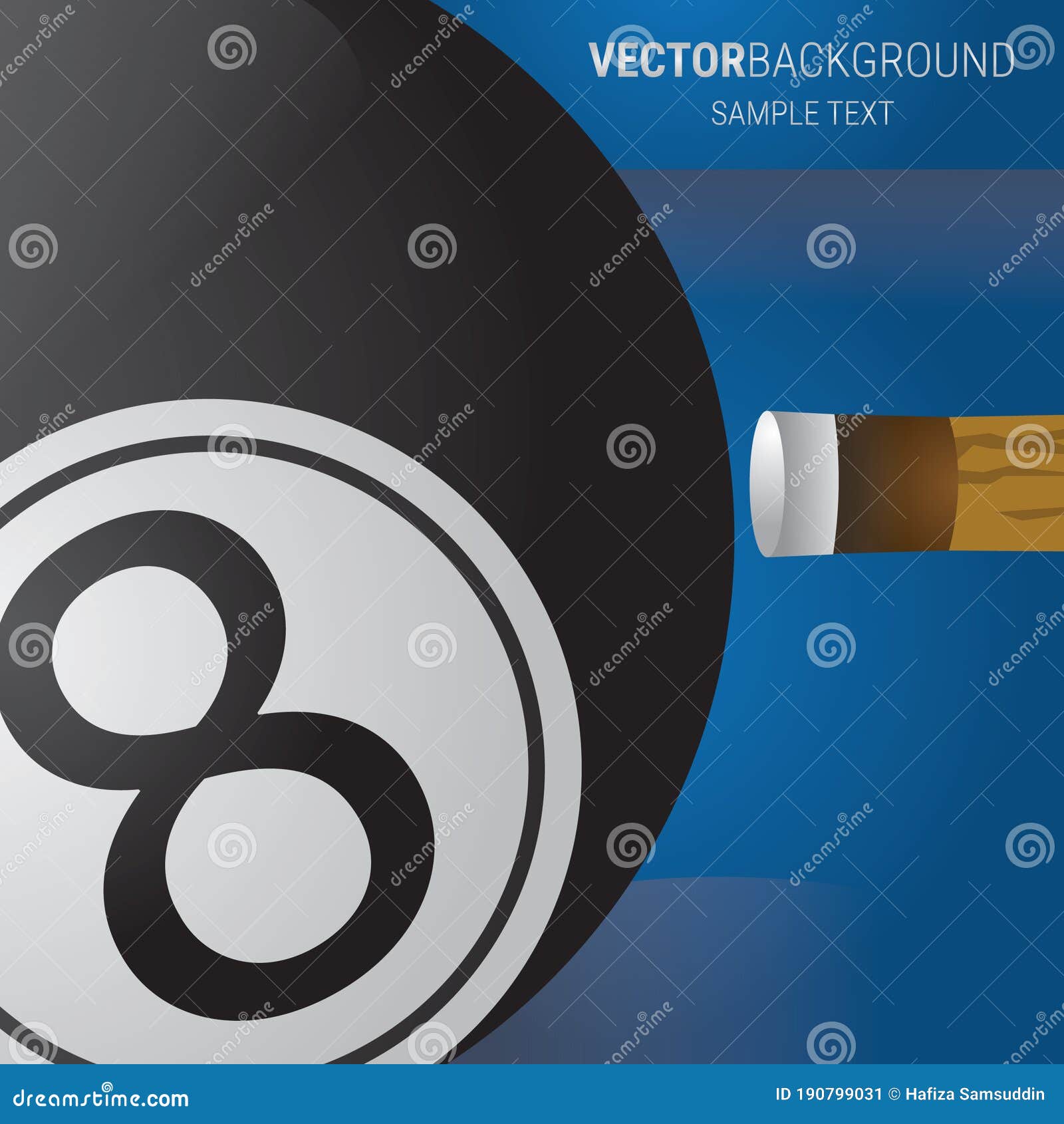 Snooker Wallpaper. Vector Illustration Decorative Design Stock Vector ...