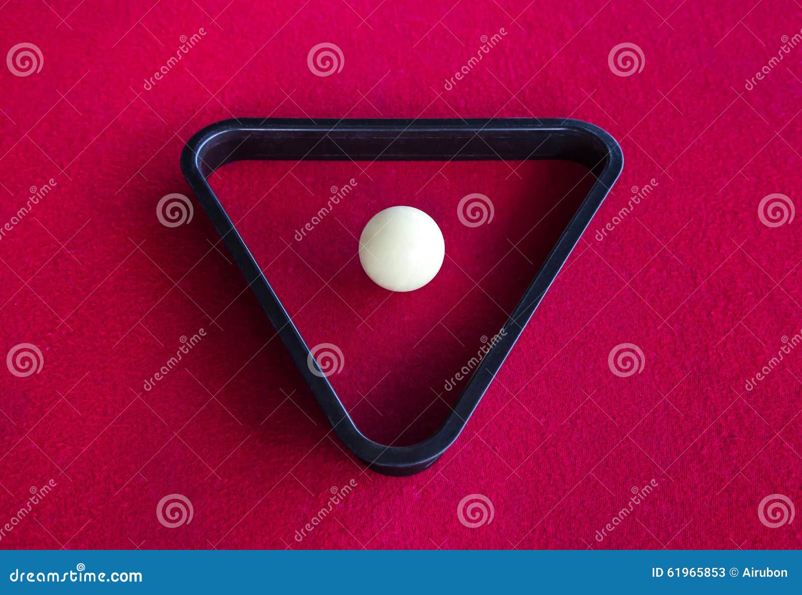 Snooker White Ball in Triangle Stock Image - Image of exercise, aiming ...