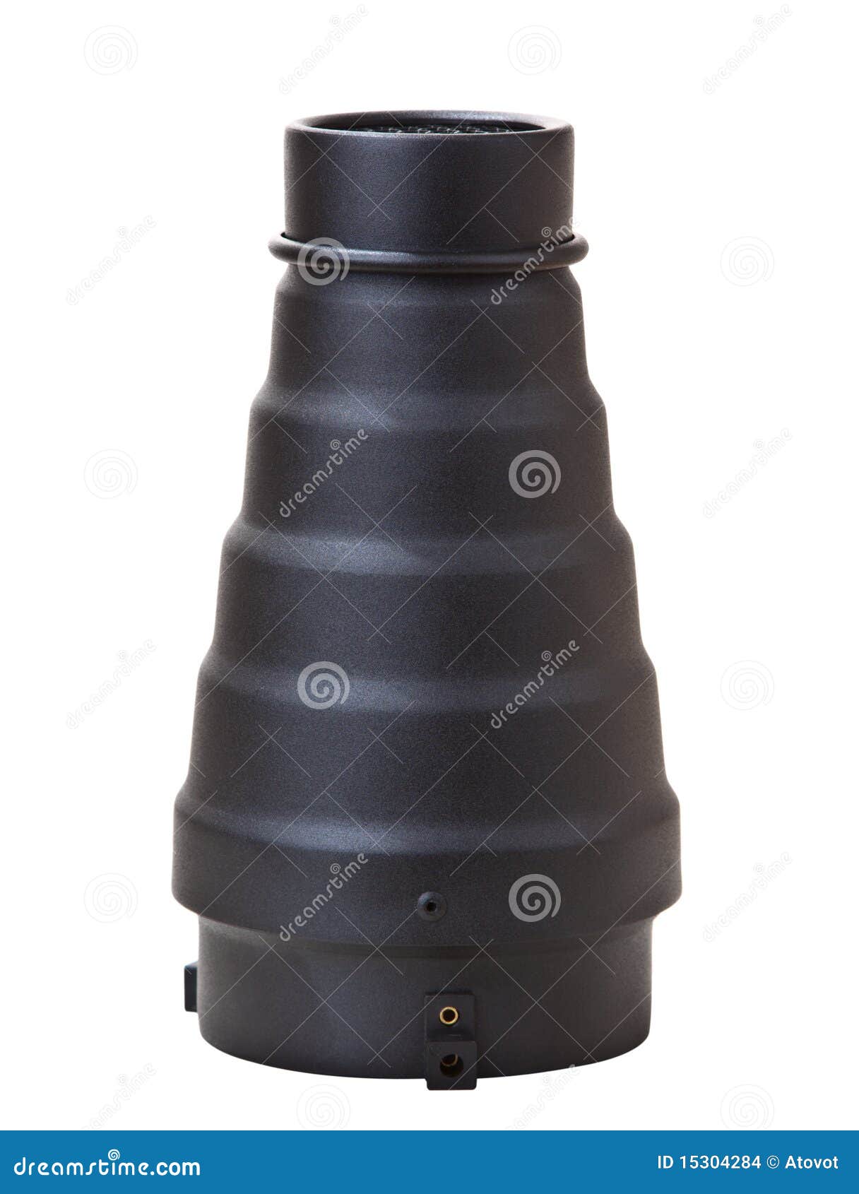 Snoot stock photo. Image of metal, tubus, flash, isolated - 15304284