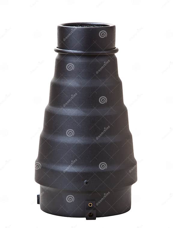 Snoot stock photo. Image of metal, tubus, flash, isolated - 15304284