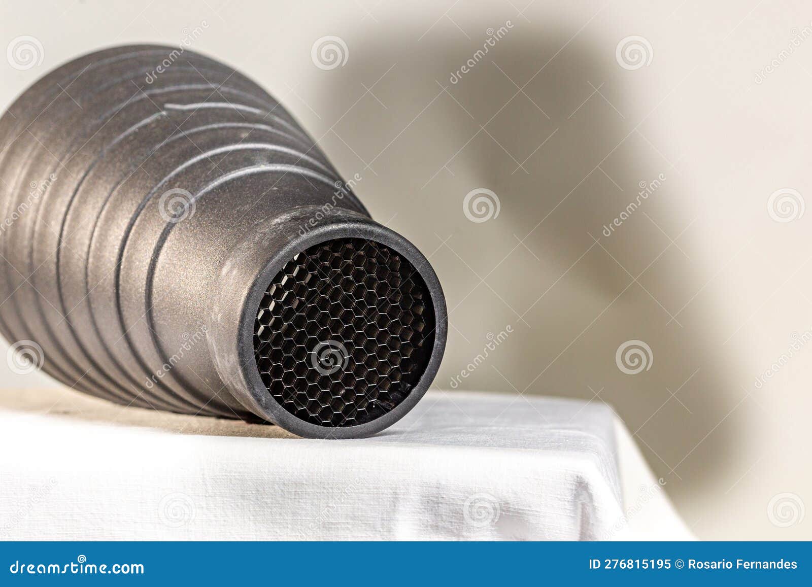 Snoot for Studio Strobe Light Stock Image - Image of modern, strobe ...