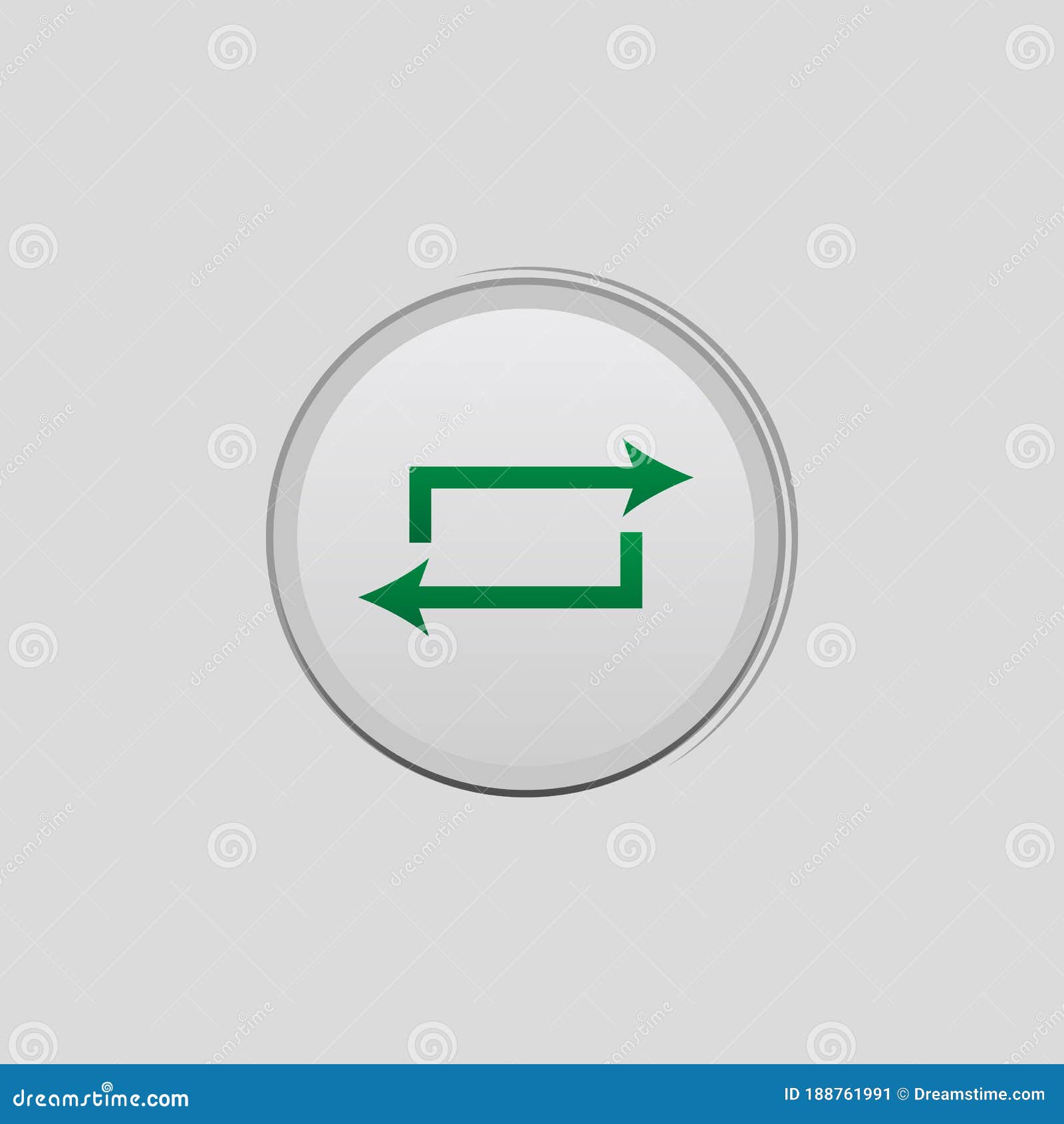 Snooze Button Colored Icon. Element of Player Buttons for Mobile ...