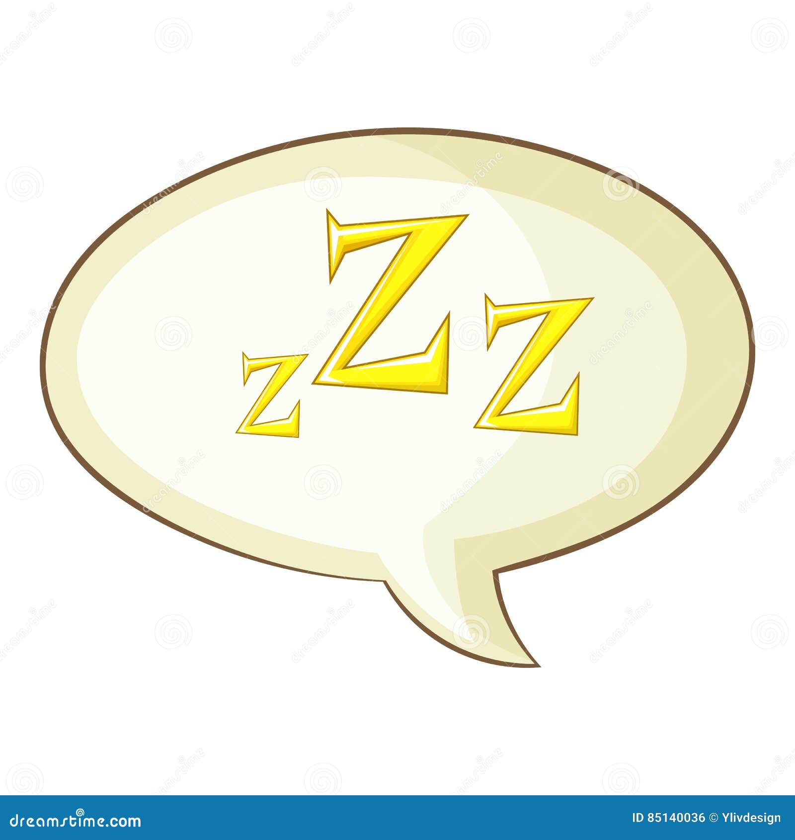 Snoring Icon, Cartoon Style Stock Vector - Illustration of human ...