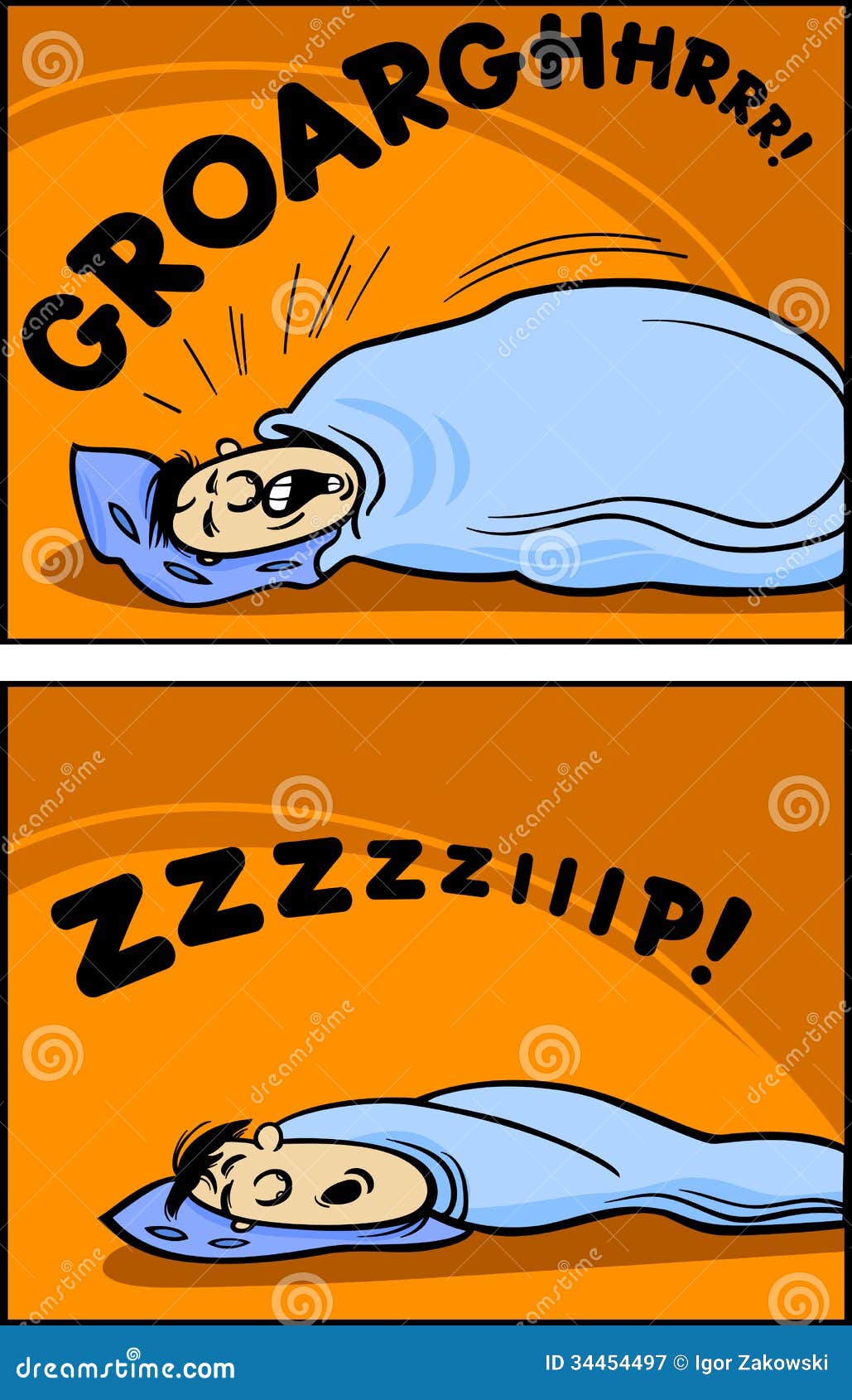 Funny Sleeping Cartoons