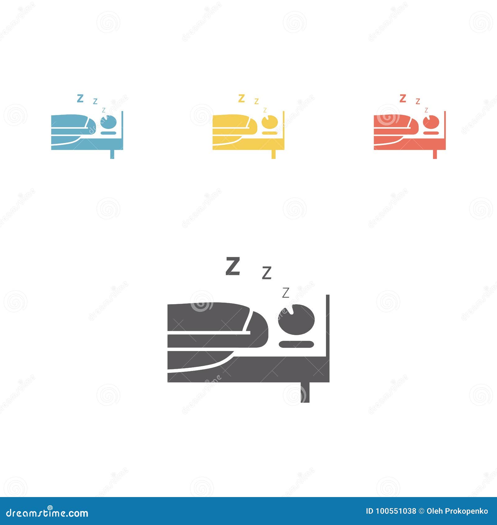 Snoring Man. Vector Illustration. Stock Vector - Illustration of ...