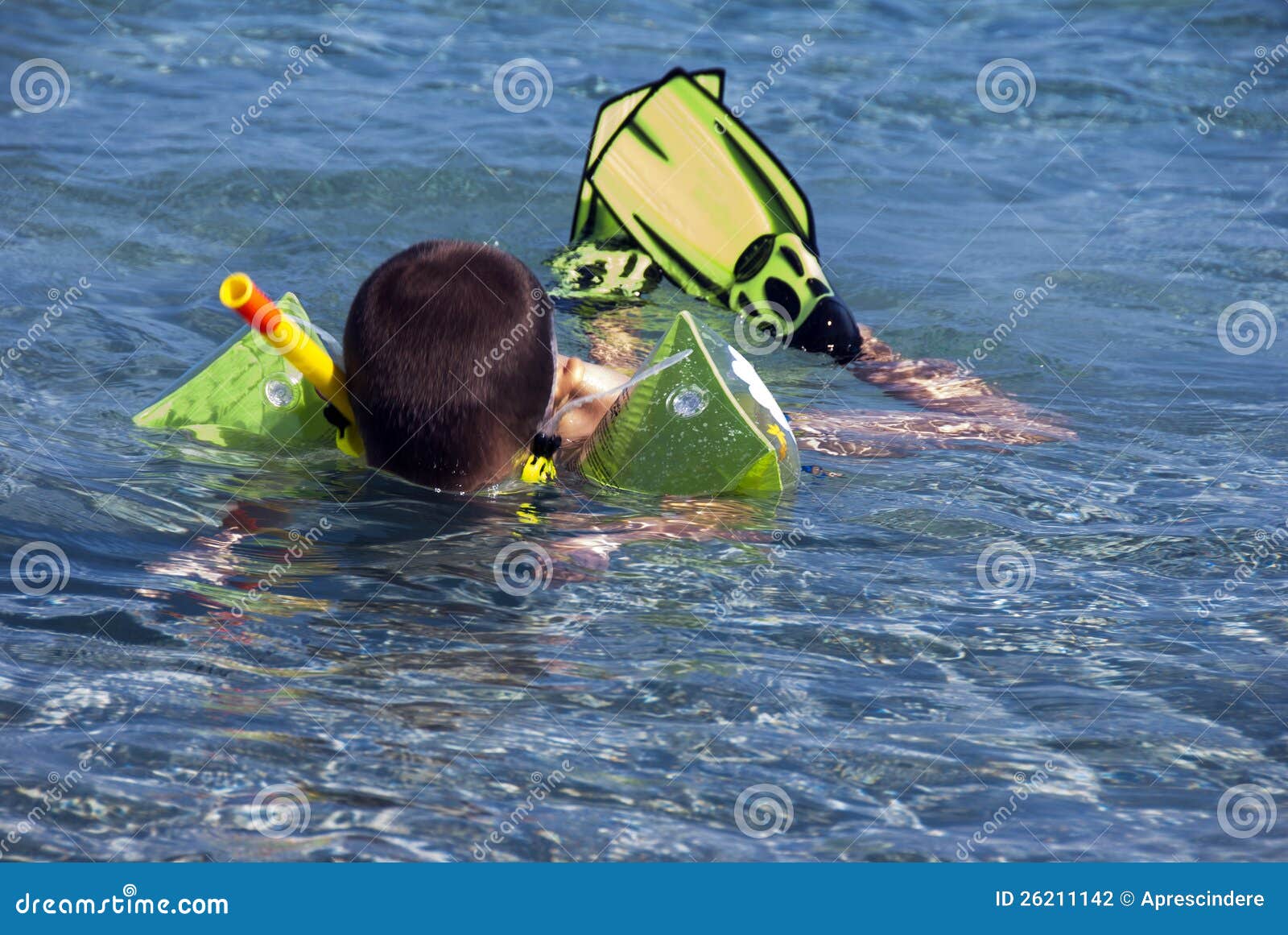 Snorkeler boy stock photo. Image of ocean, activities - 26211142