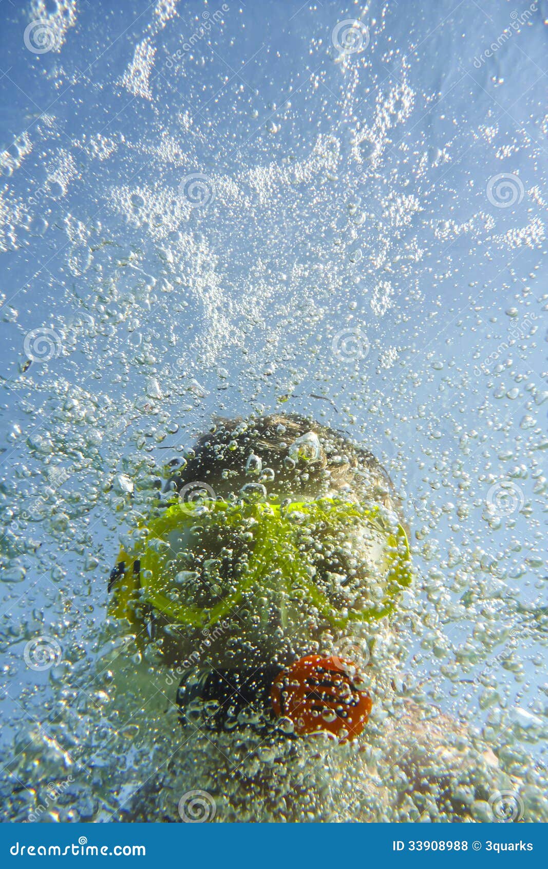 Snorkeler stock photo. Image of samos, lake, seabed, diving - 33908988
