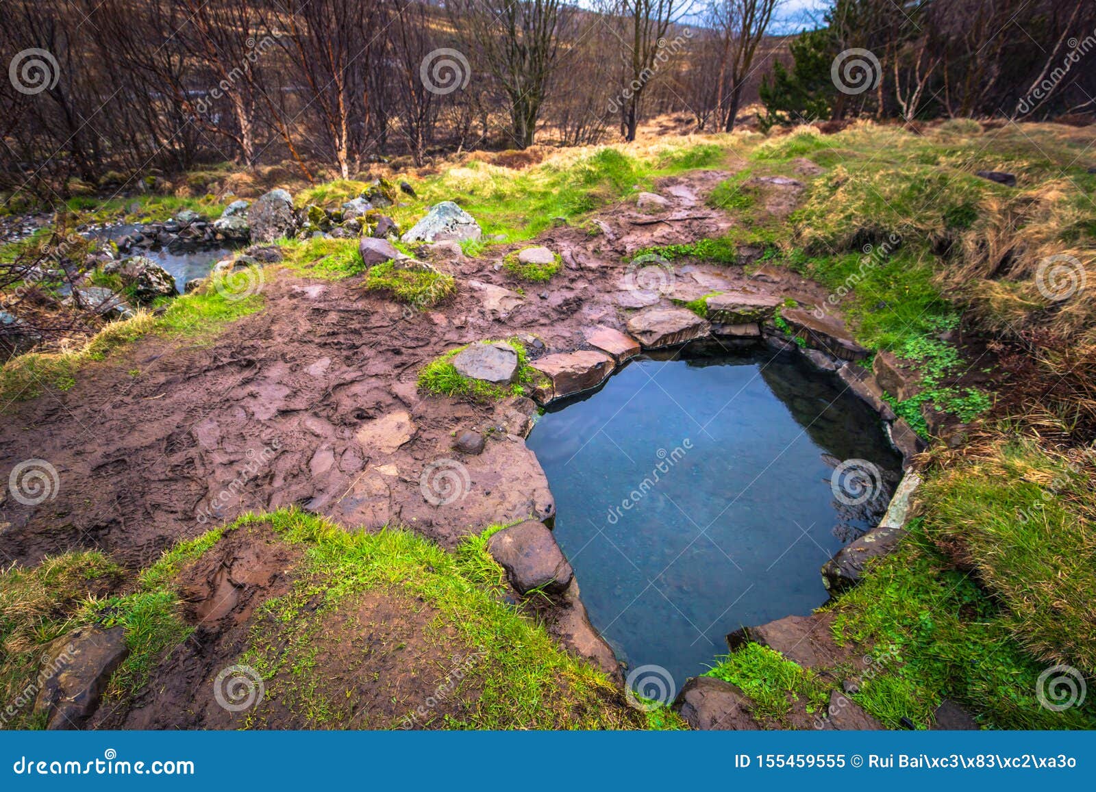 Snorralaug - May 08, 2018: Hotsprings of Snorralaug, Iceland Stock ...
