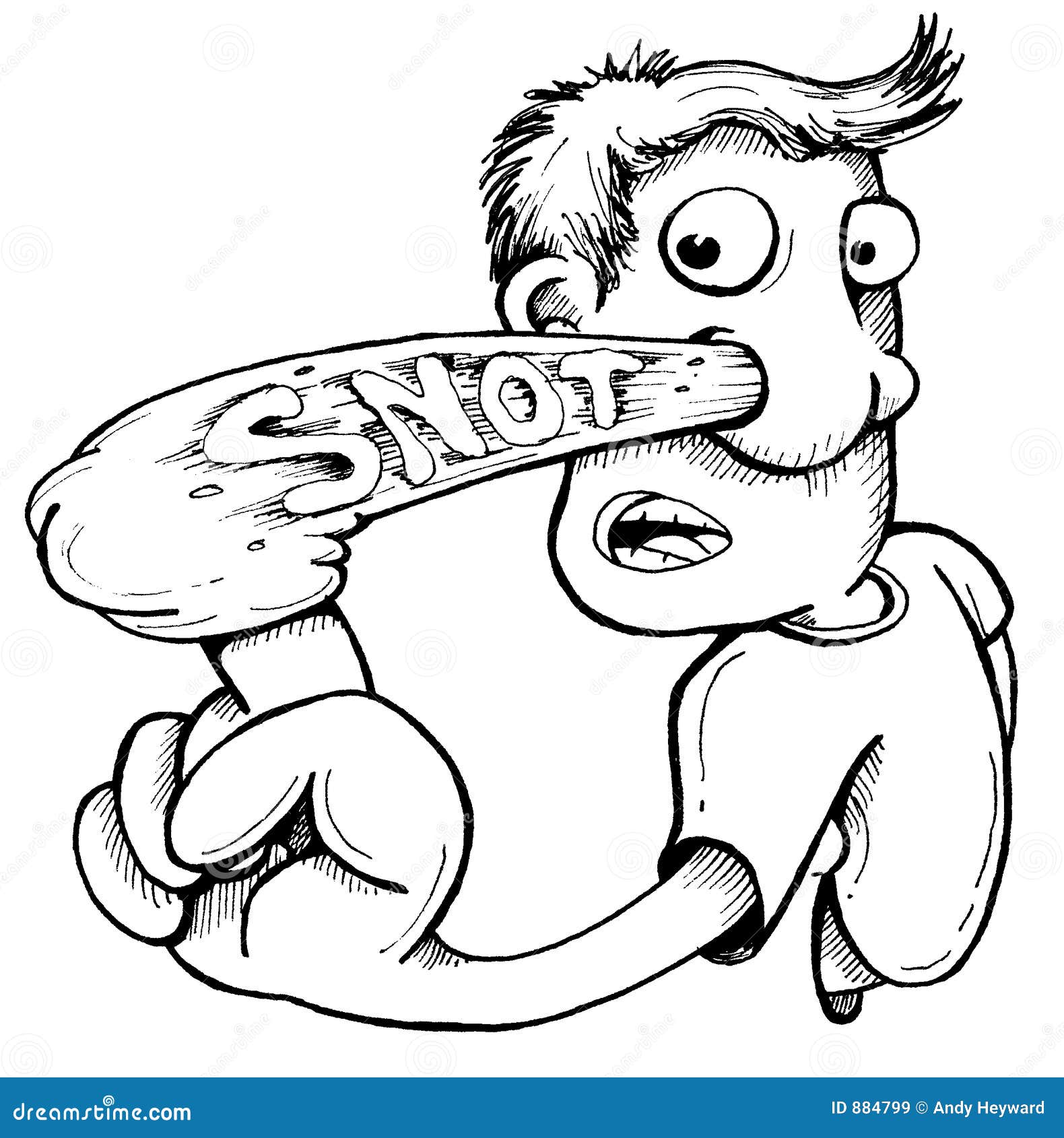 Snot stock illustration. Illustration of toon, phlegm, graphic - 884799