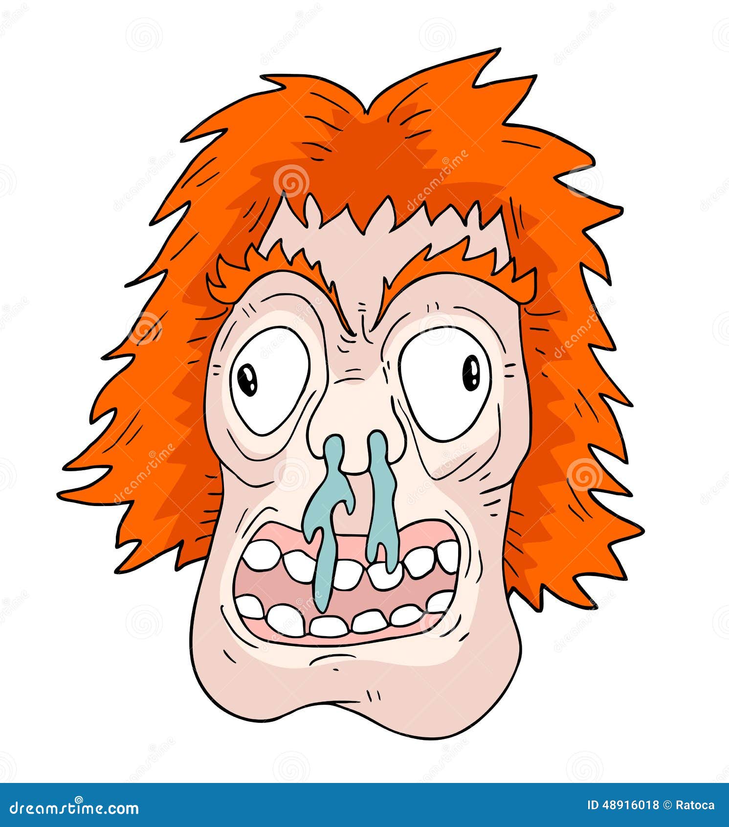 Snot draw stock vector. Illustration of silly, draw, carnival - 48916018