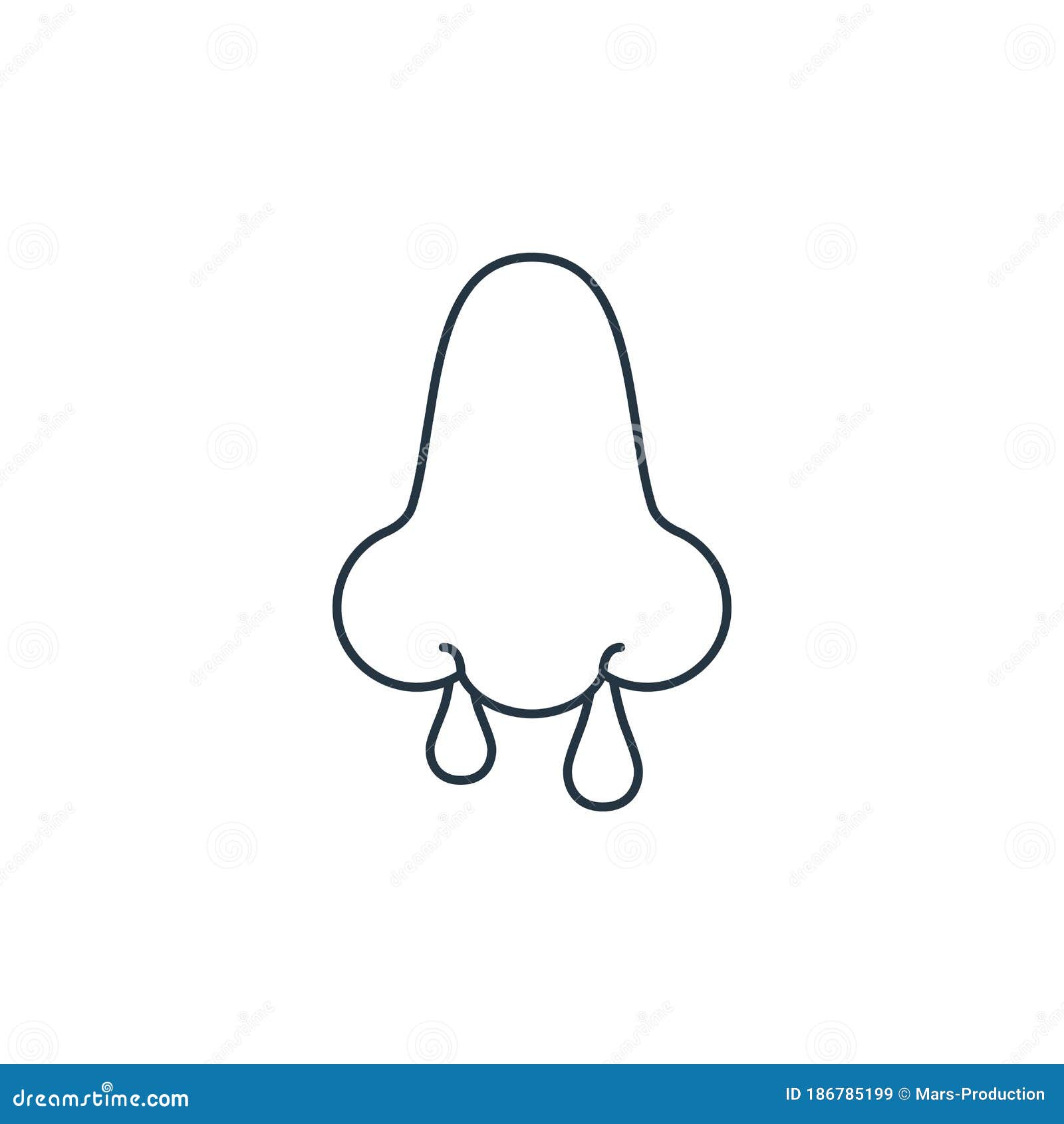 Snot Vector Icon. Snot Editable Stroke. Snot Linear Symbol for Use on ...