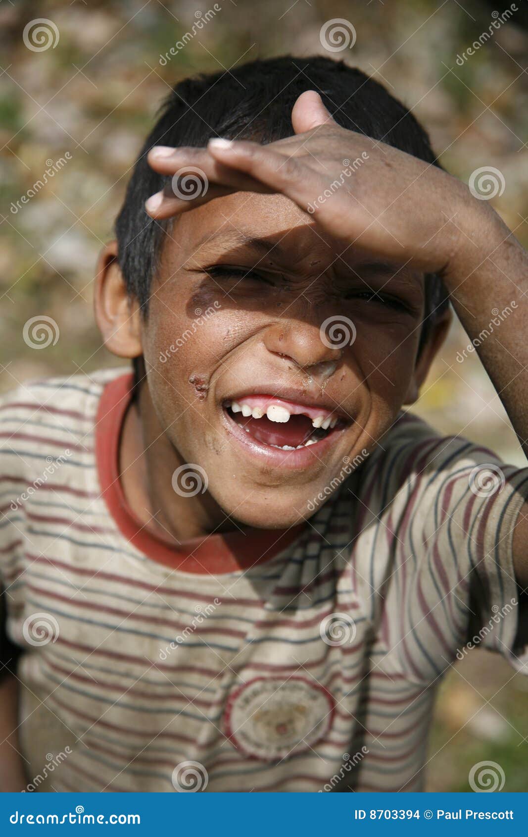 Snotty boy editorial stock image. Image of nepal, grow - 8703394