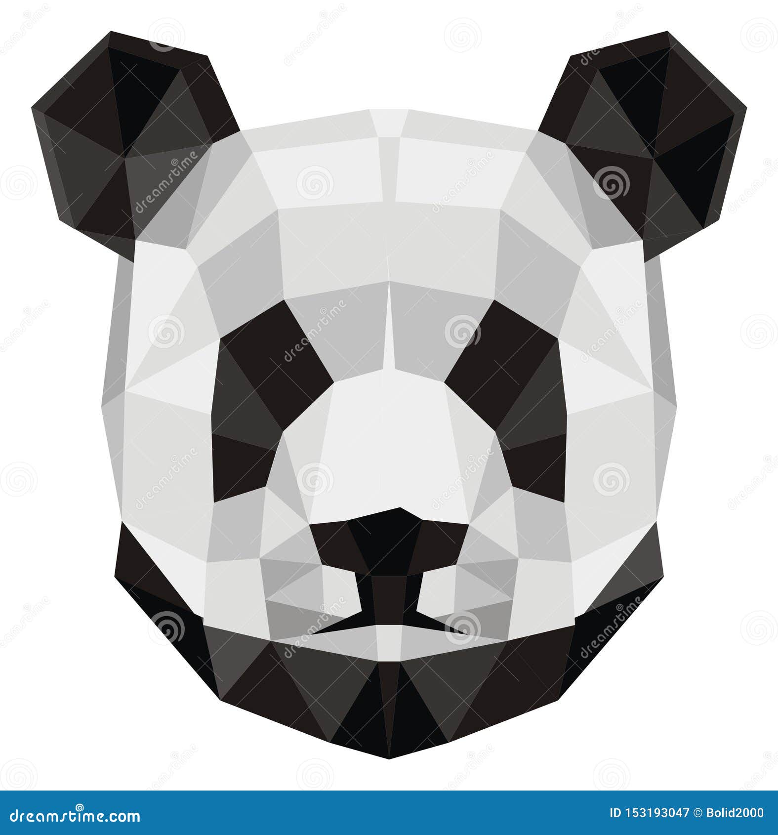 Snout of panda stock illustration. Illustration of modern - 153193047