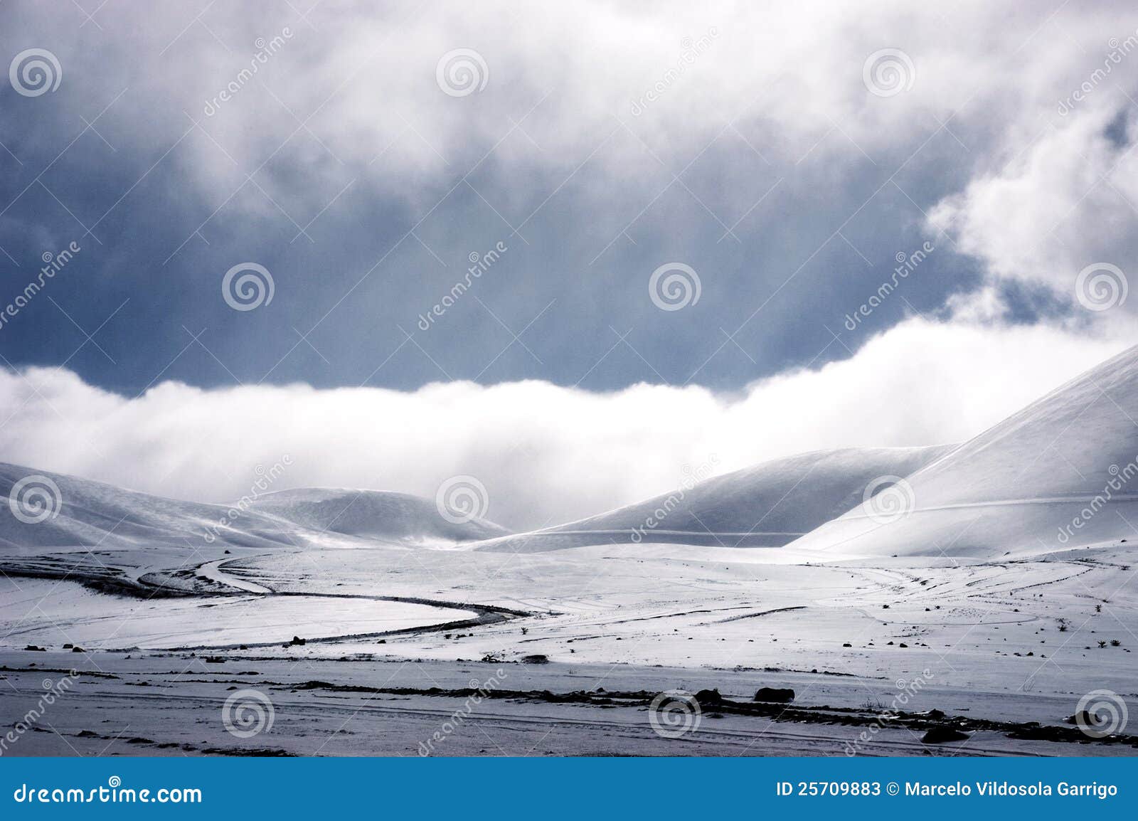 Snow stock image. Image of white, storm, field, mountain - 25709883