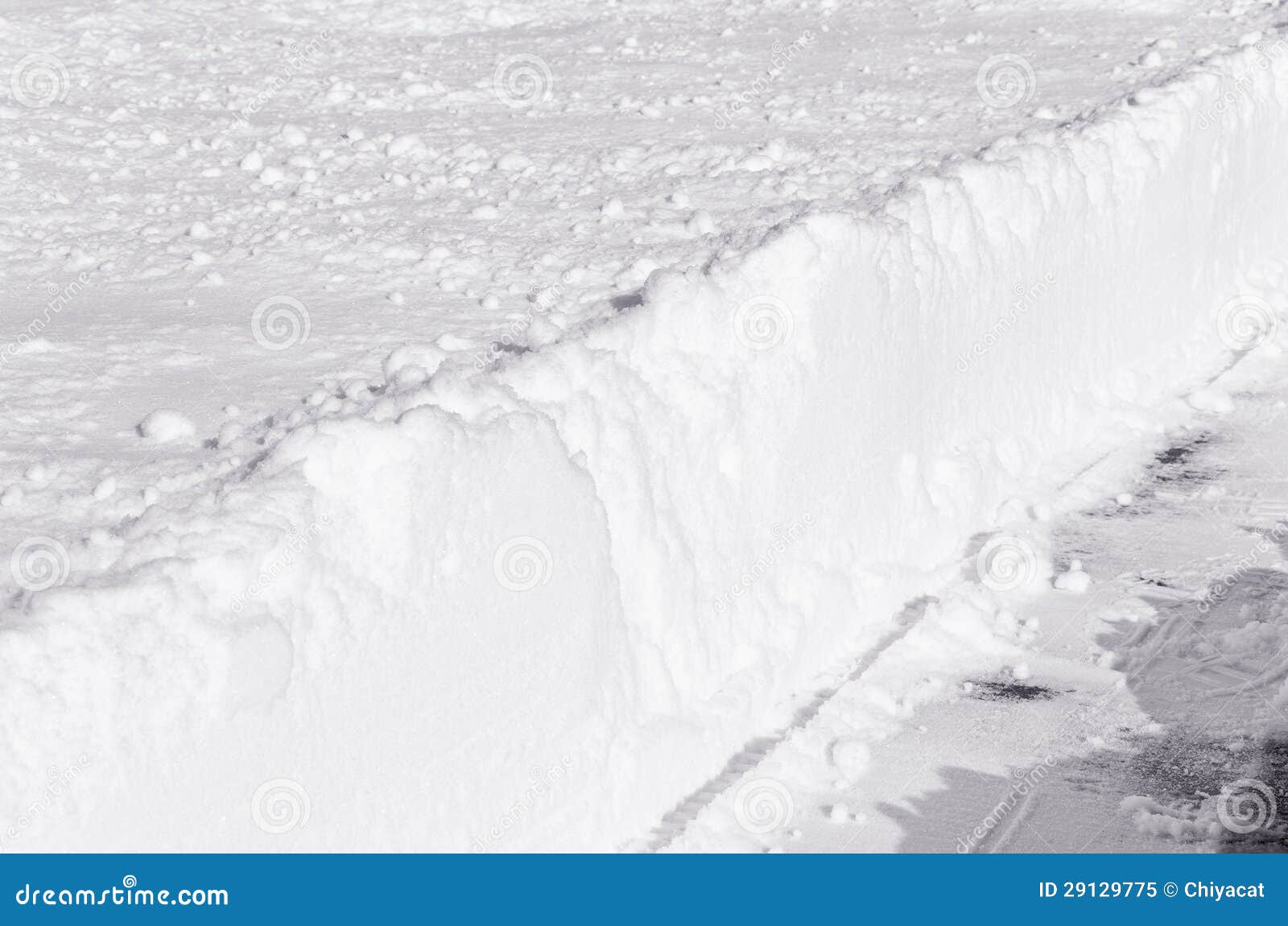 Snow Accumulation #1 stock image. Image of black, accumulation - 29129775