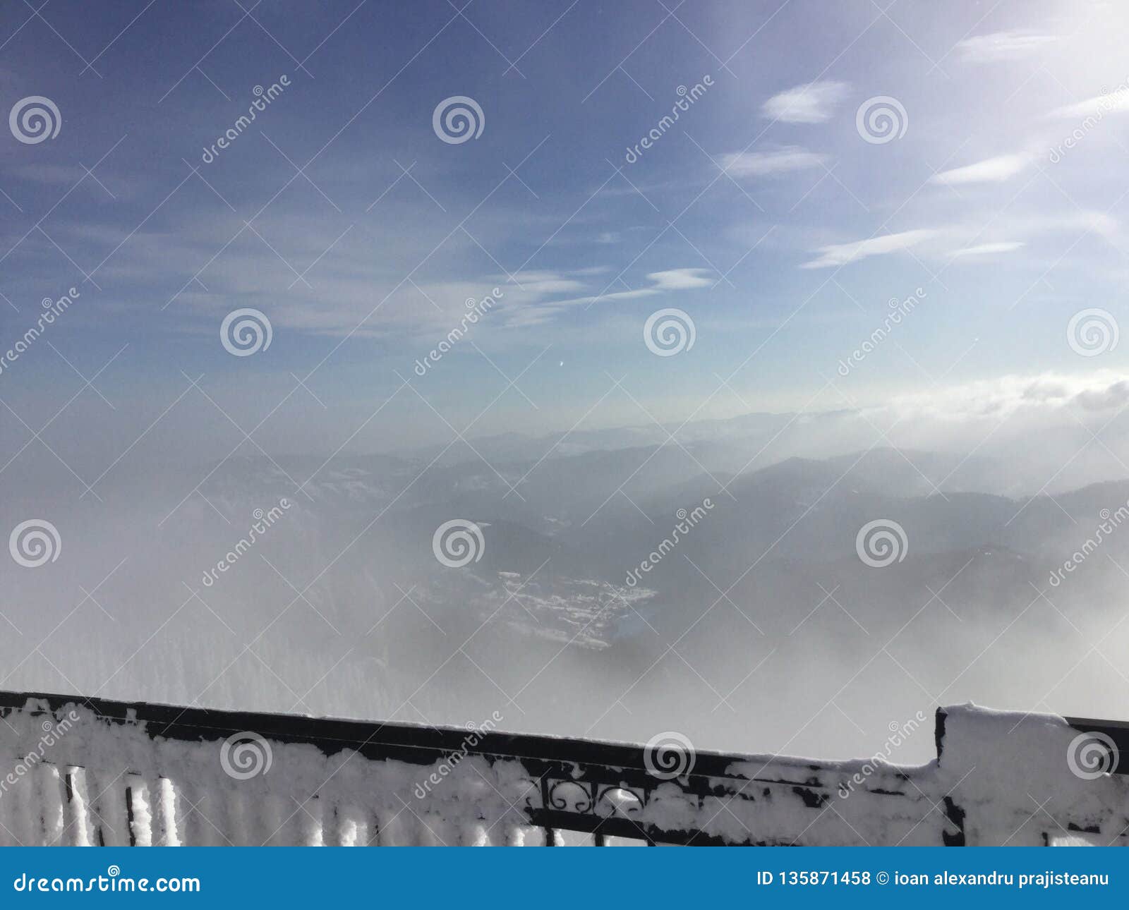 Snow in the air stock photo. Image of nature, snow, landscape - 135871458